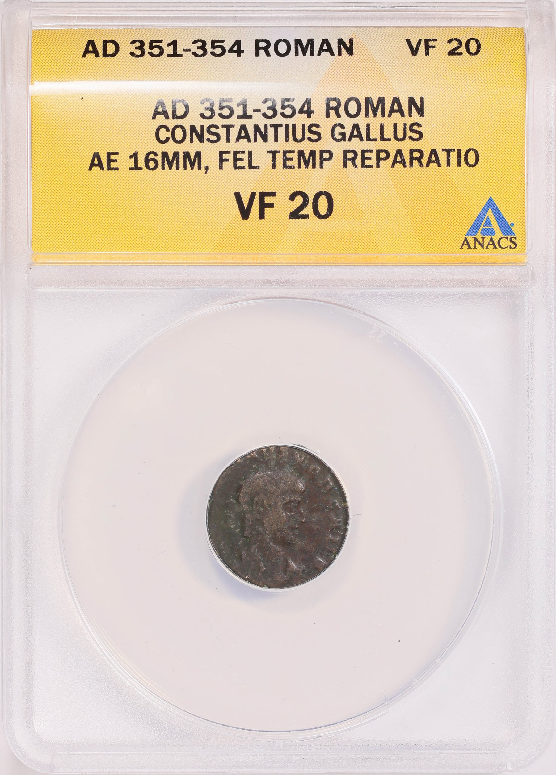 Ancient Roman Empire, Constantius Gallus as Caesar (A.D. 351-355) c.A.D ...