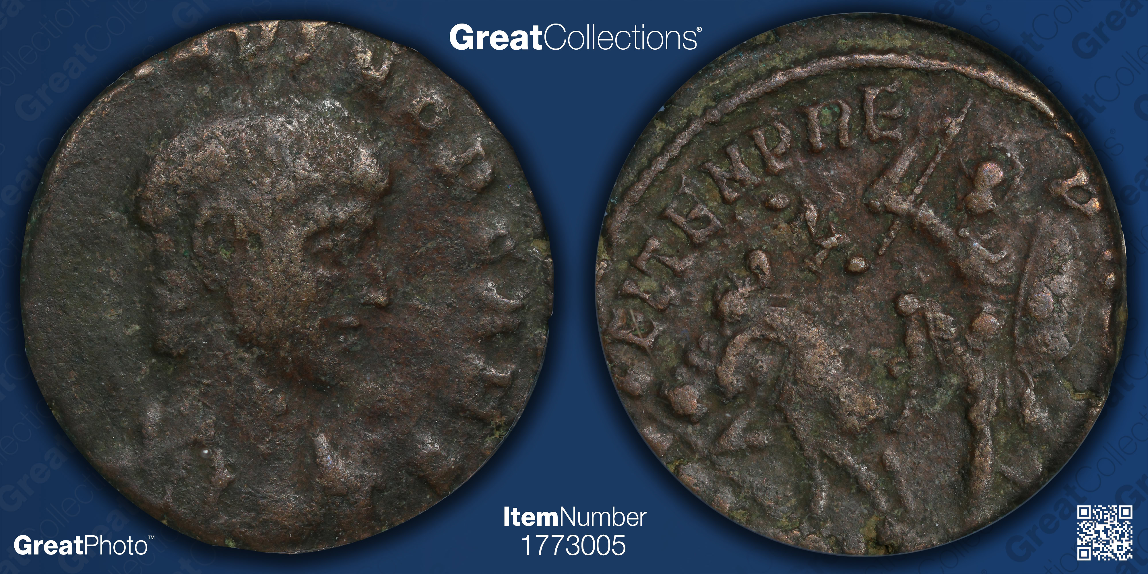 Ancient Roman Empire, Constantius Gallus as Caesar (A.D. 351-355) c.A.D ...