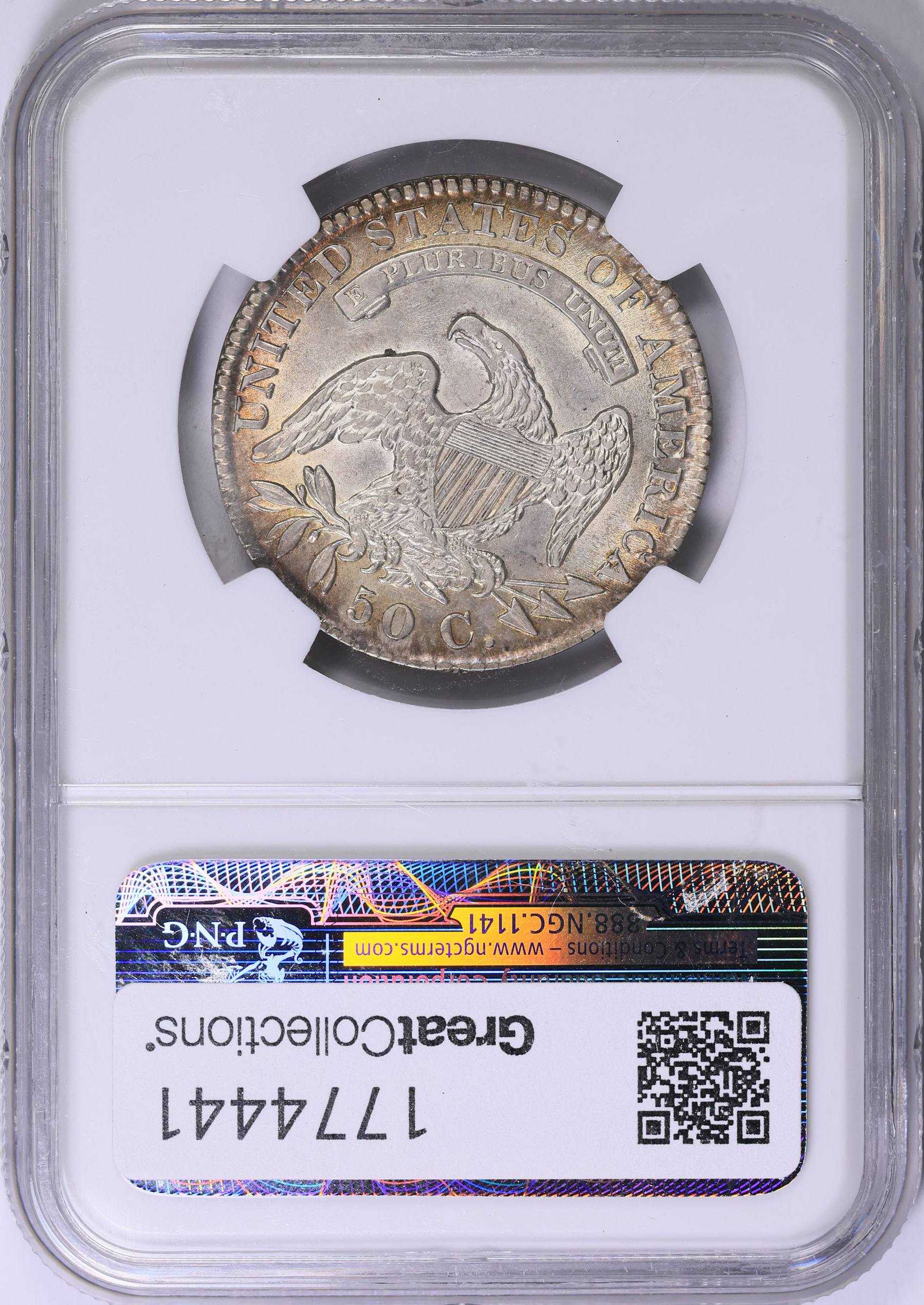 1829 Capped Bust Half Dollar NGC AU-55 (Toned) (Item 1774441 ...