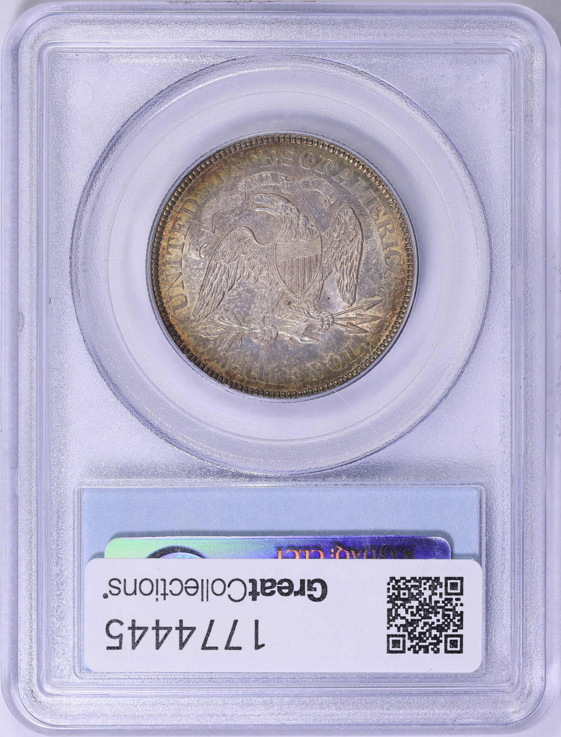 1875-S Seated Liberty Half Dollar PCGS MS-63 (CAC Green) (Toned) (Item 1774445 ...