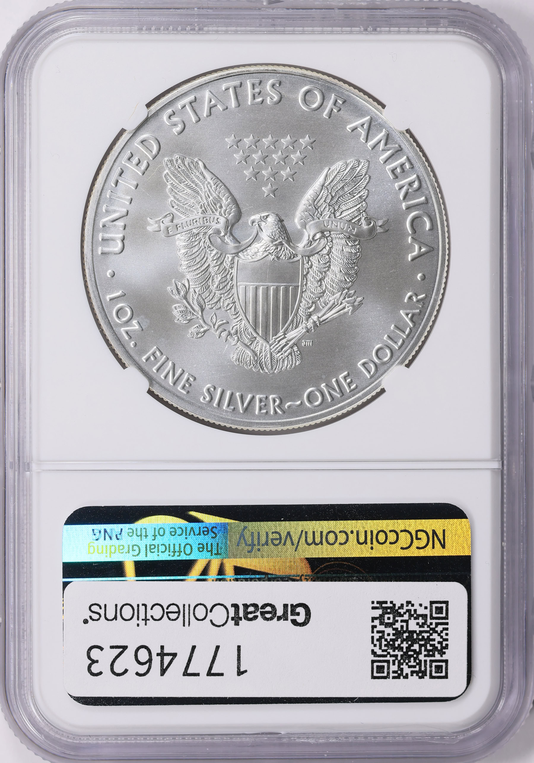 2021-(P) $1 Silver Eagle Type 1 Struck at Philadelphia Emergency ...