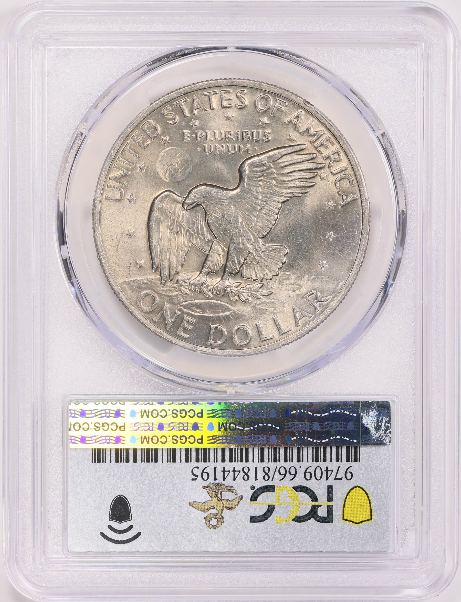1972 Eisenhower Dollar Type 2 PCGS MS-66 (D.L. Hansen Collection) (Item ...
