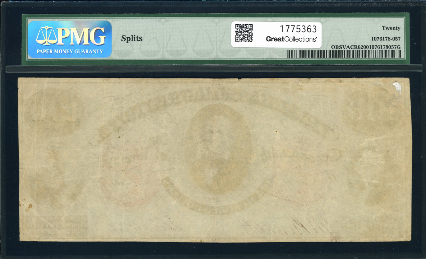 1862 Richmond, Virginia $100 Virginia Treasury Note PMG Very Fine 20 ...