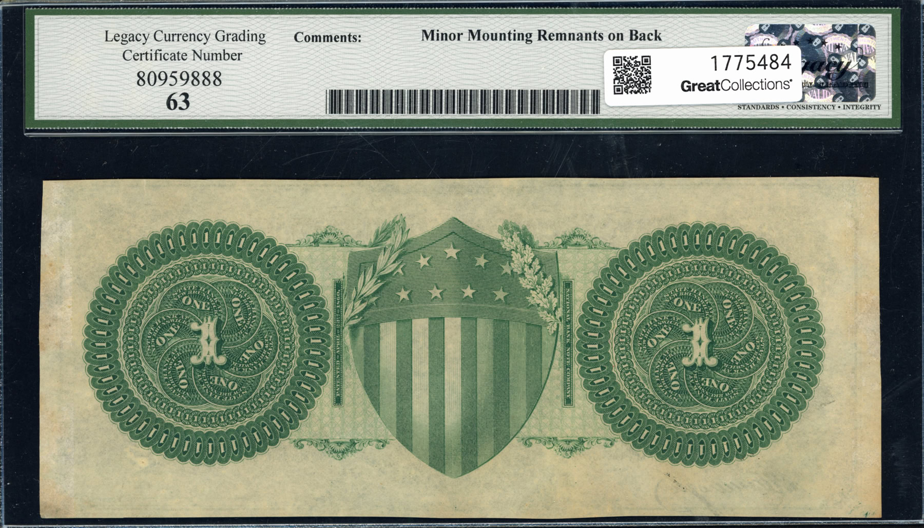 1860s New Brunswick, New Jersey State Bank at New Brunswick $1 ...
