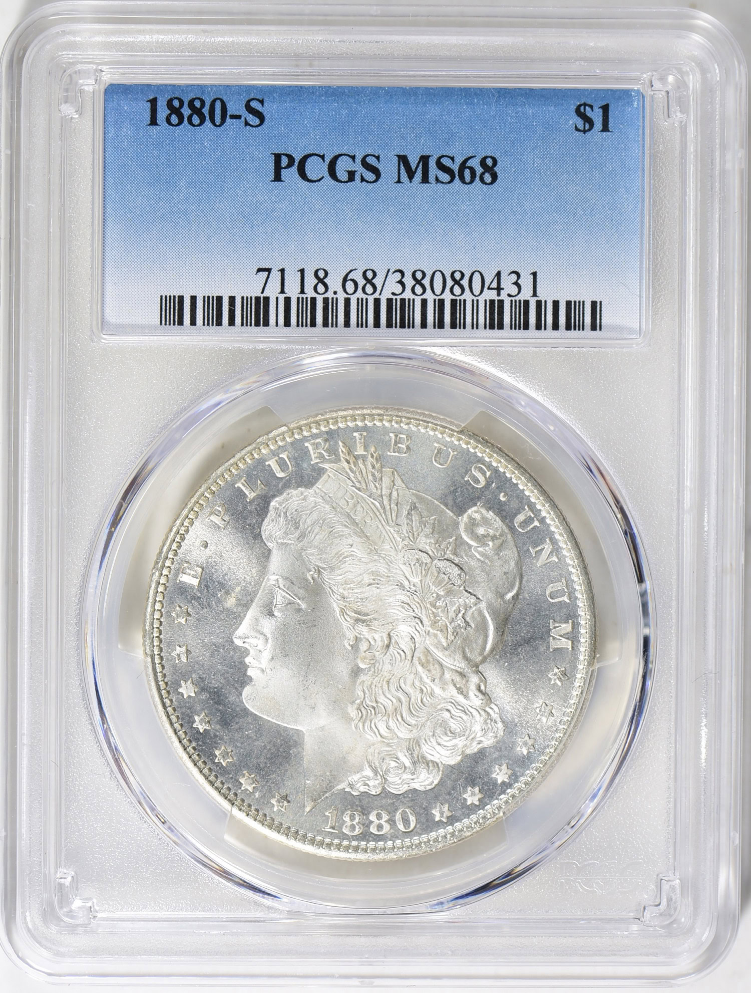 1880-S Morgan Silver Dollar PCGS MS-68 (Item 1775891 ...