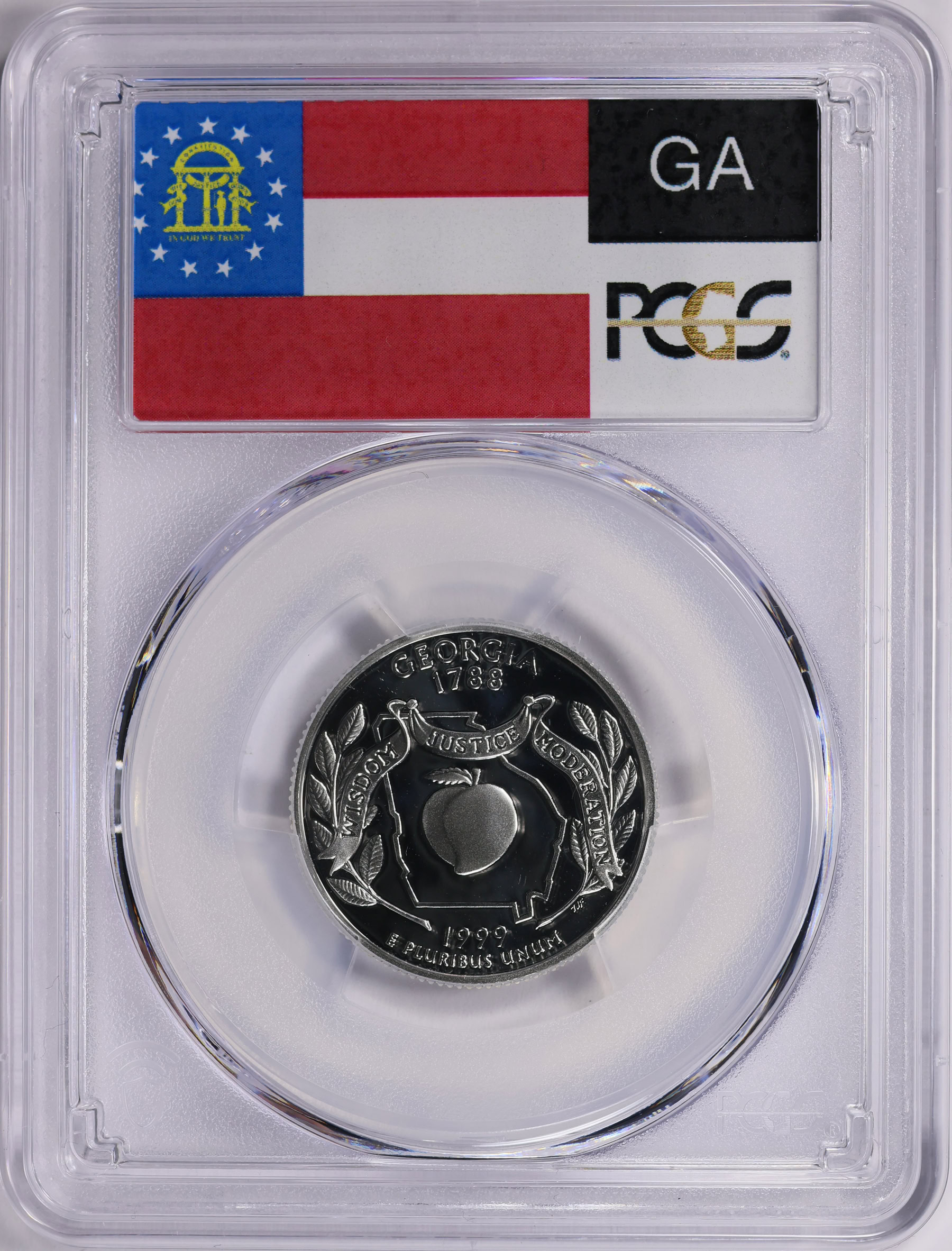1999-S State Quarter Georgia Silver PCGS Proof-70 DCAM (Item 1776069 ...