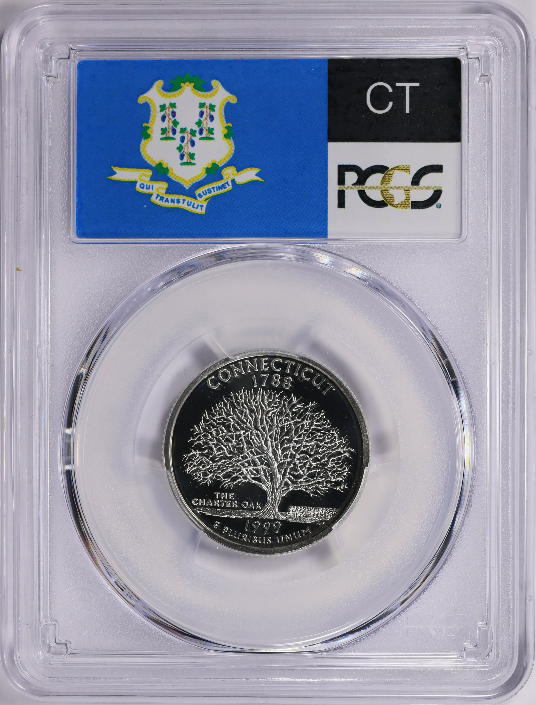 1999-S State Quarter Connecticut Silver PCGS Proof-70 DCAM (Item ...