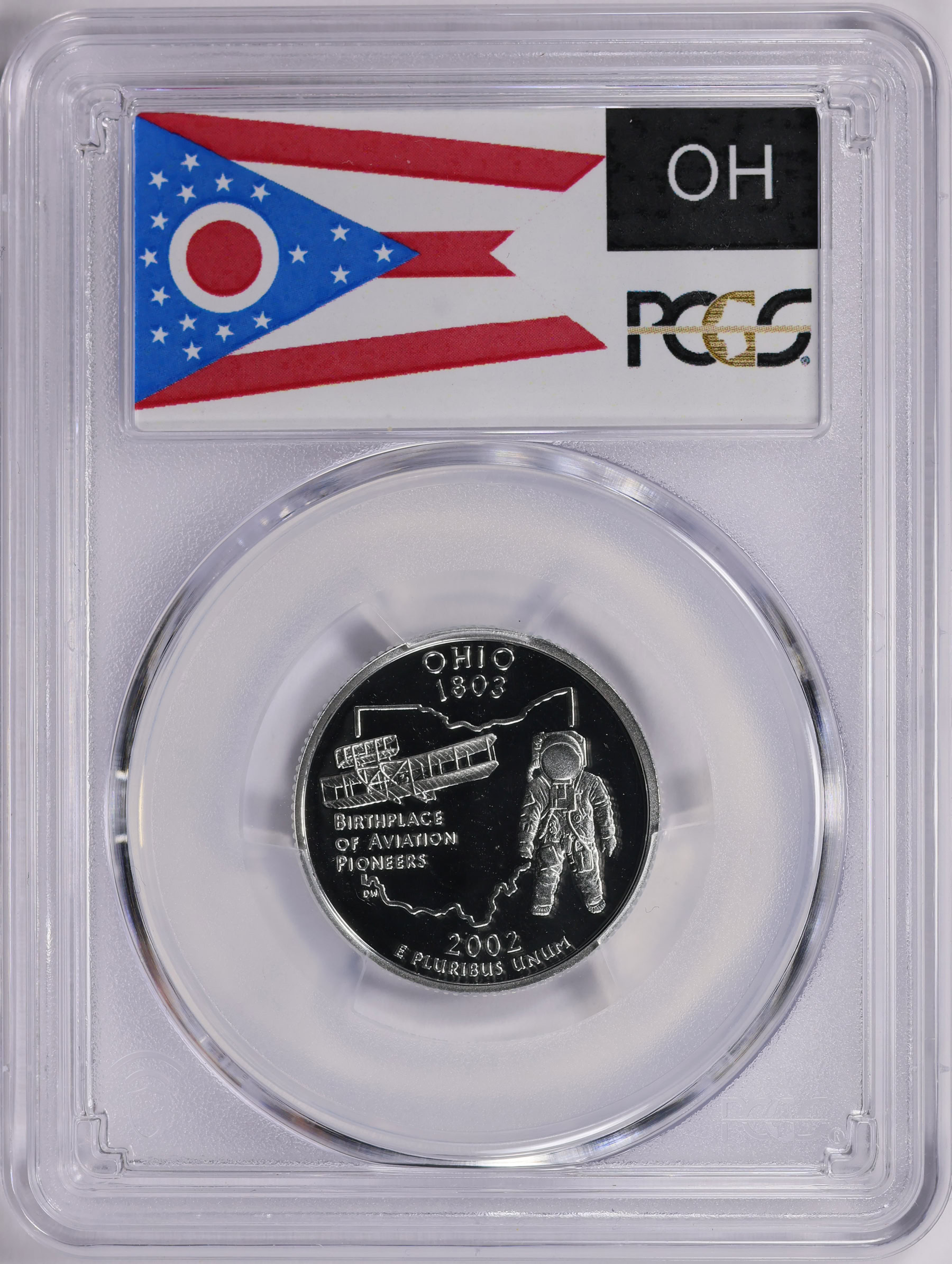 2002-S State Quarter Ohio Silver PCGS Proof-70 DCAM (Item 1776082 ...