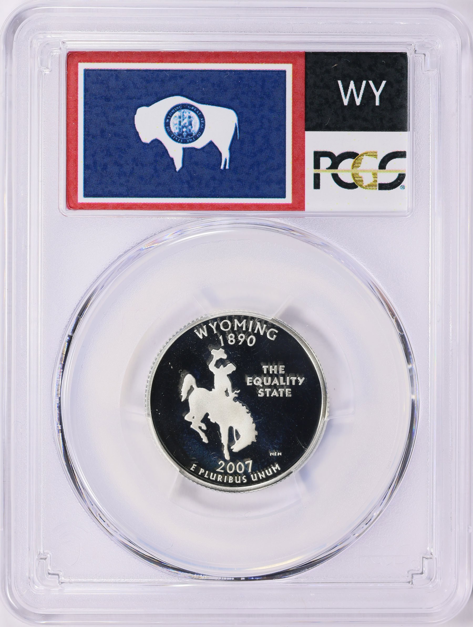 2007-S State Quarter Wyoming Silver PCGS Proof-70 DCAM (Item 1776109 ...
