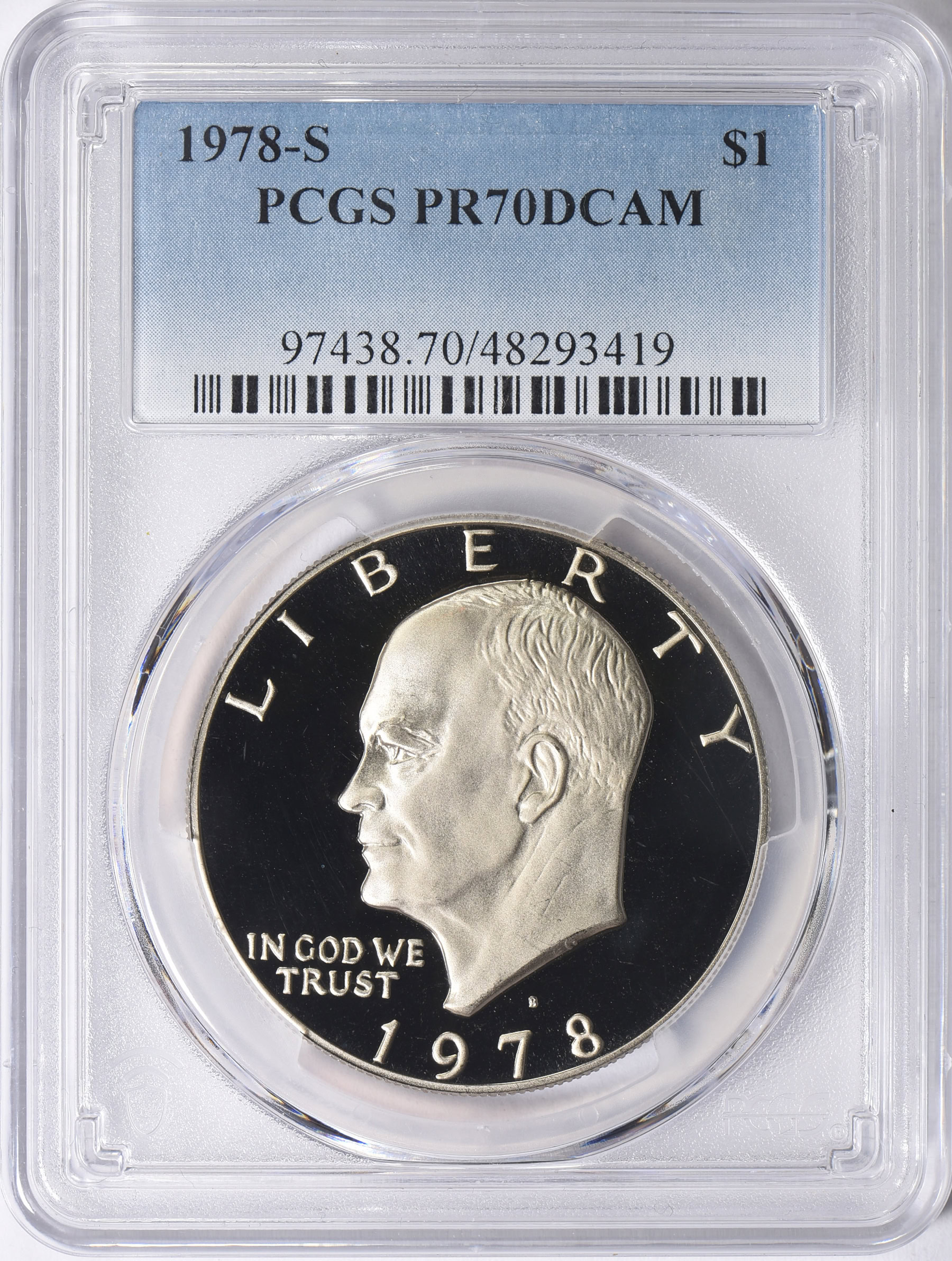 1978-S Eisenhower Dollar PCGS Proof-70 DCAM (Item 1776143) | GreatCollections Coin Auctions