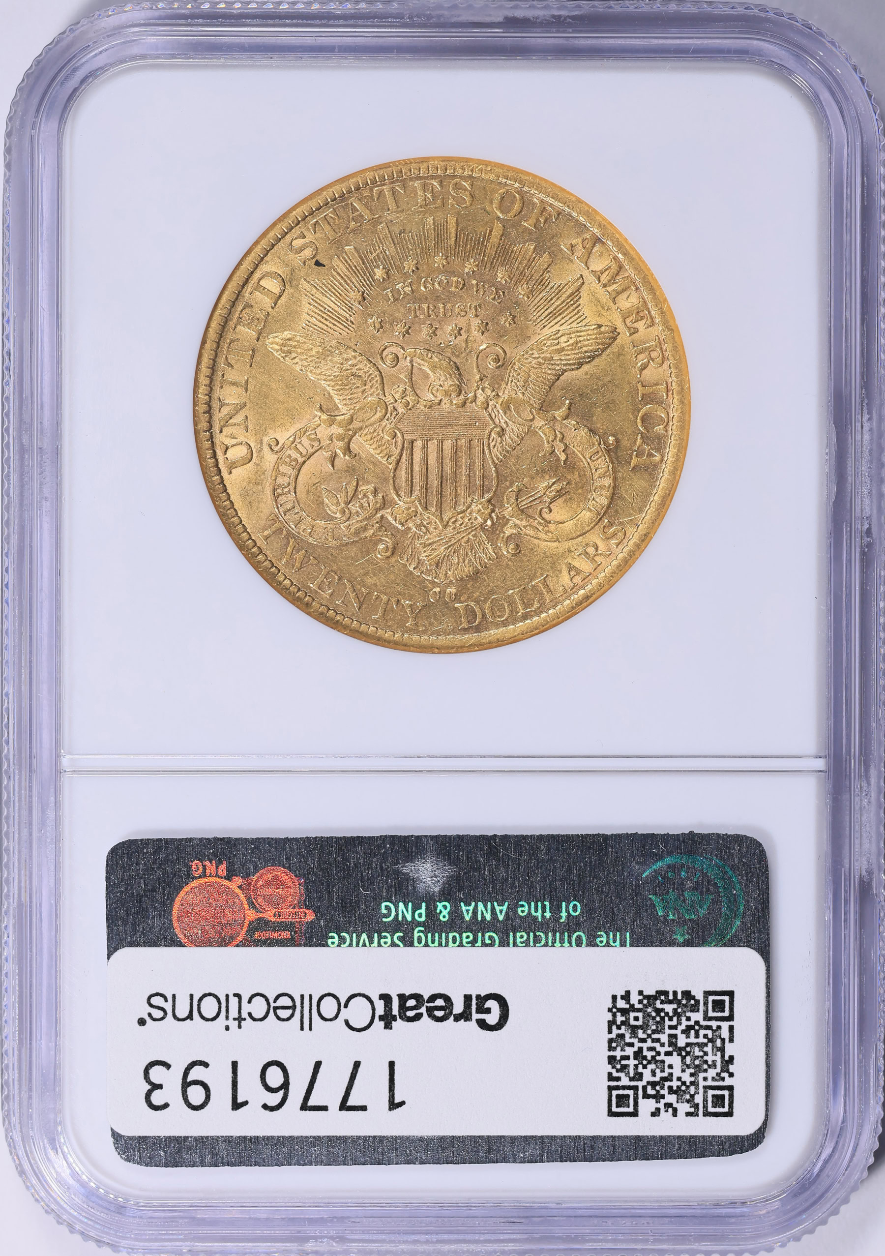 1890-CC Liberty Gold Double Eagle NGC AU-53 (Item 1776193 ...