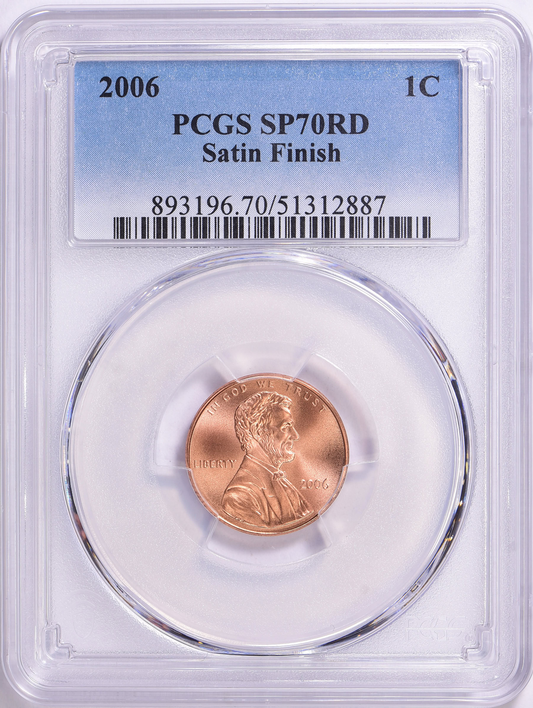 2006 Lincoln Cent Satin Finish PCGS SP-70 RD (Item 1776248 ...
