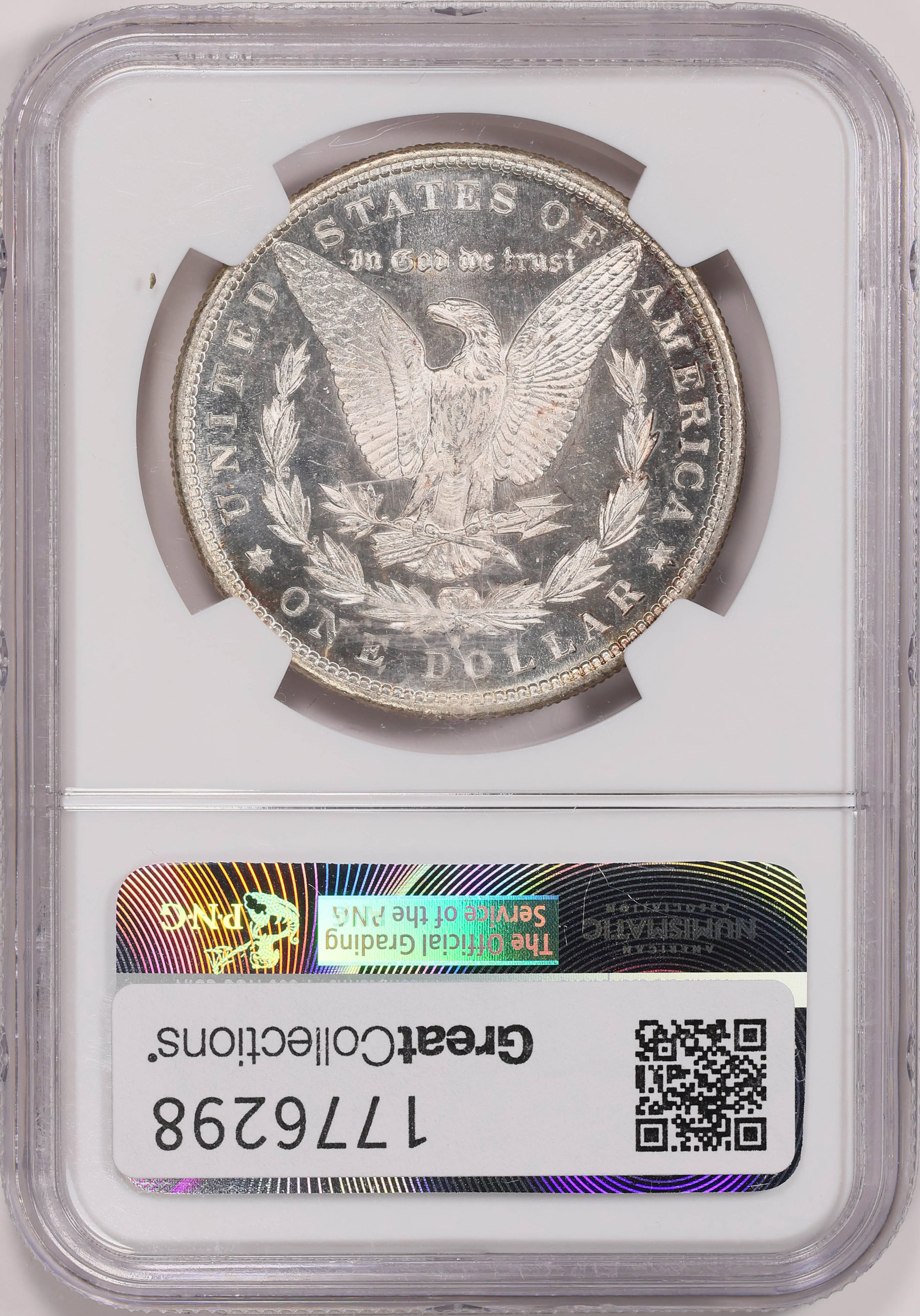 1880-S Morgan Silver Dollar NGC MS-63 ★ PL (Item 1776298) | GreatCollections Coin Auctions