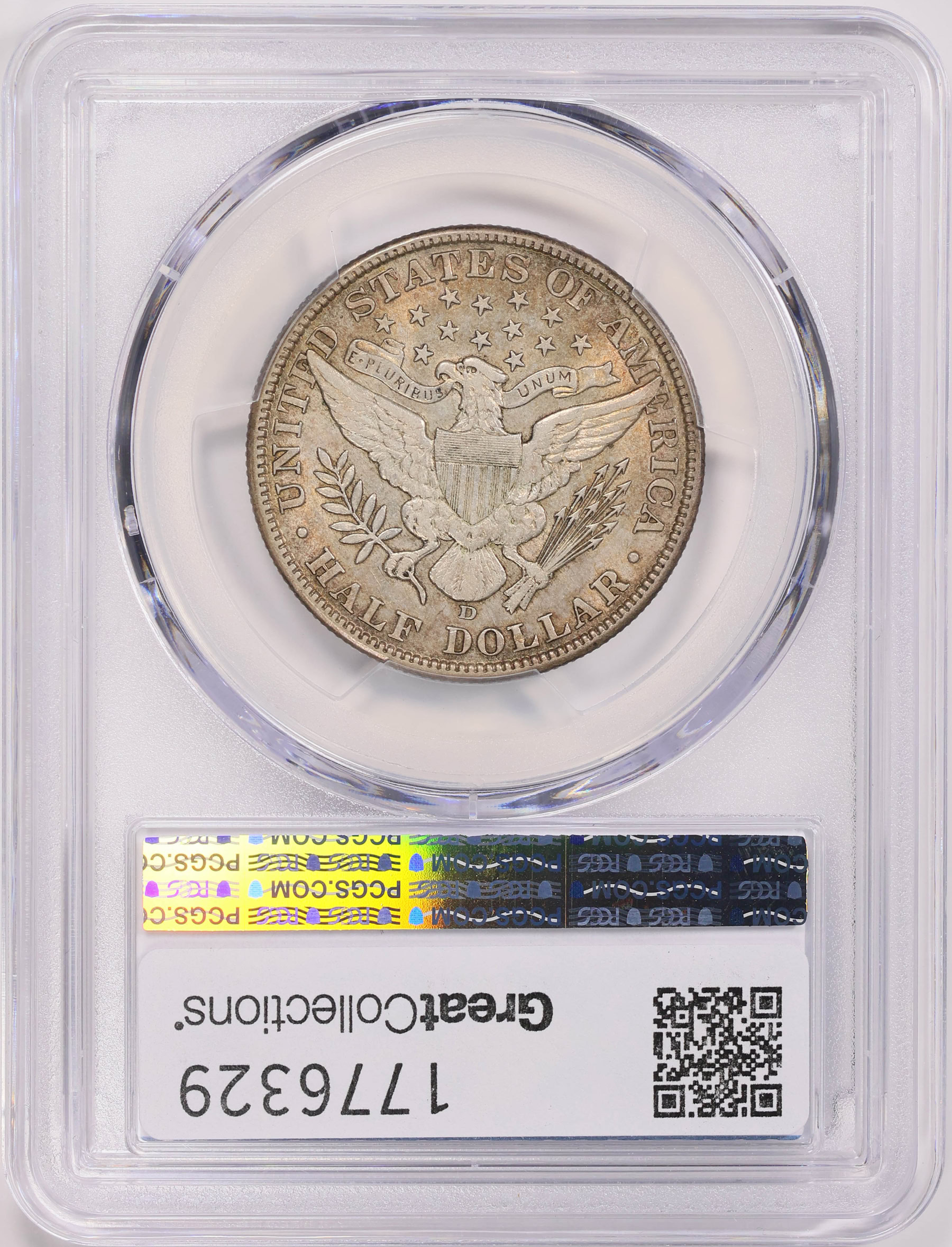 1912-D Barber Half Dollar PCGS AU-55 (Item 1776329) | GreatCollections Coin Auctions