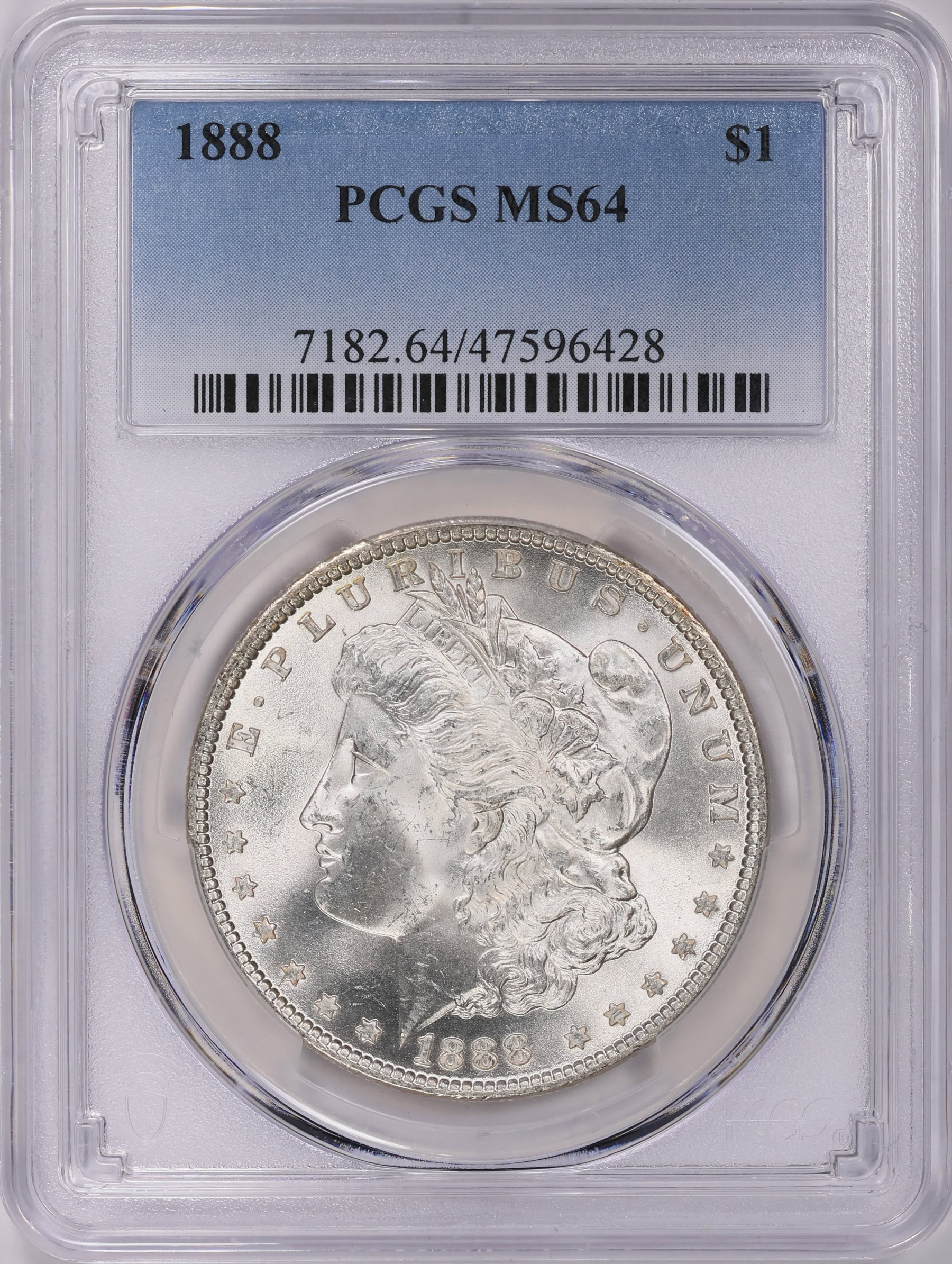 1888 Morgan Silver Dollar PCGS MS-64 (Item 1776809) | GreatCollections Coin Auctions