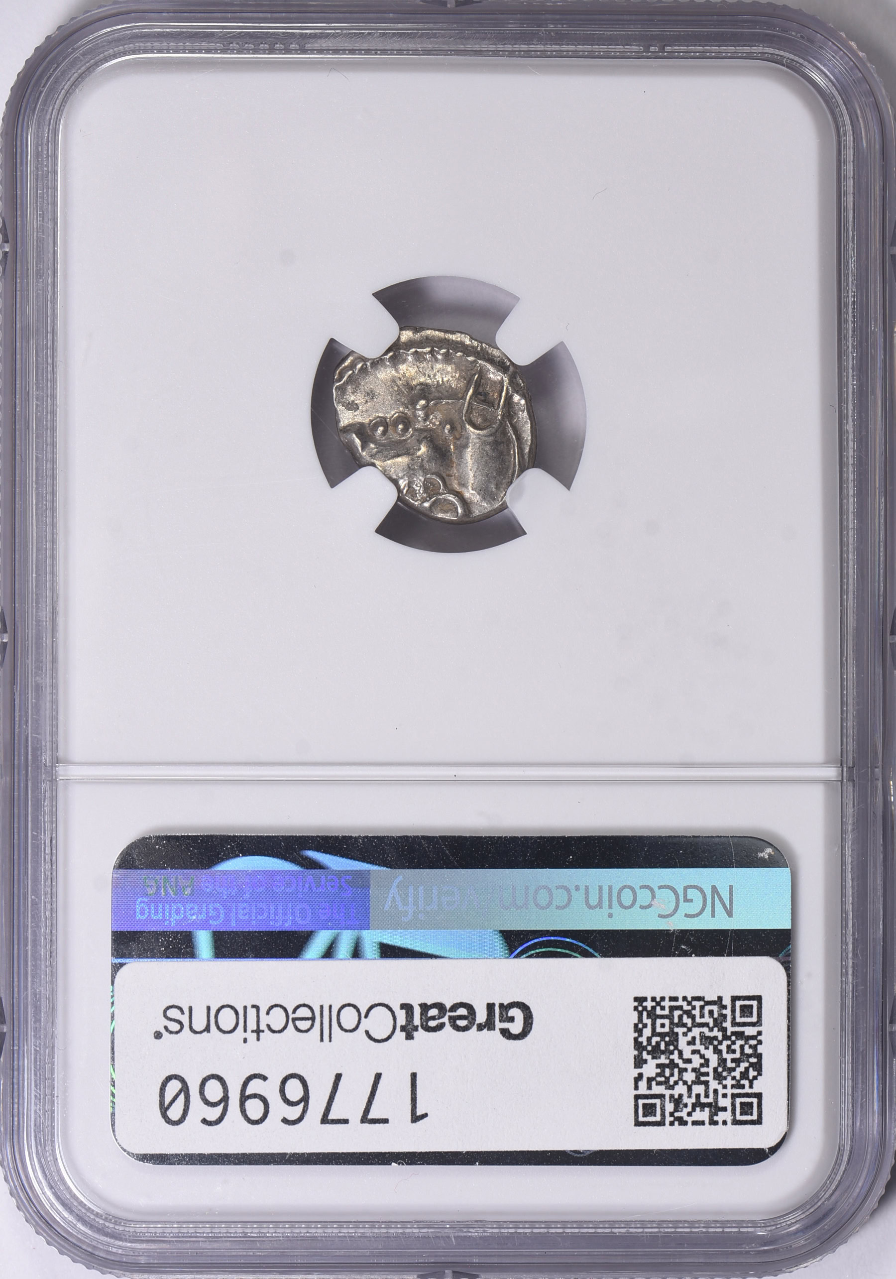 Ancient Gaul, Aedui c.Mid 1st Century B.C. AR Quinarius NGC AU | Cert ...