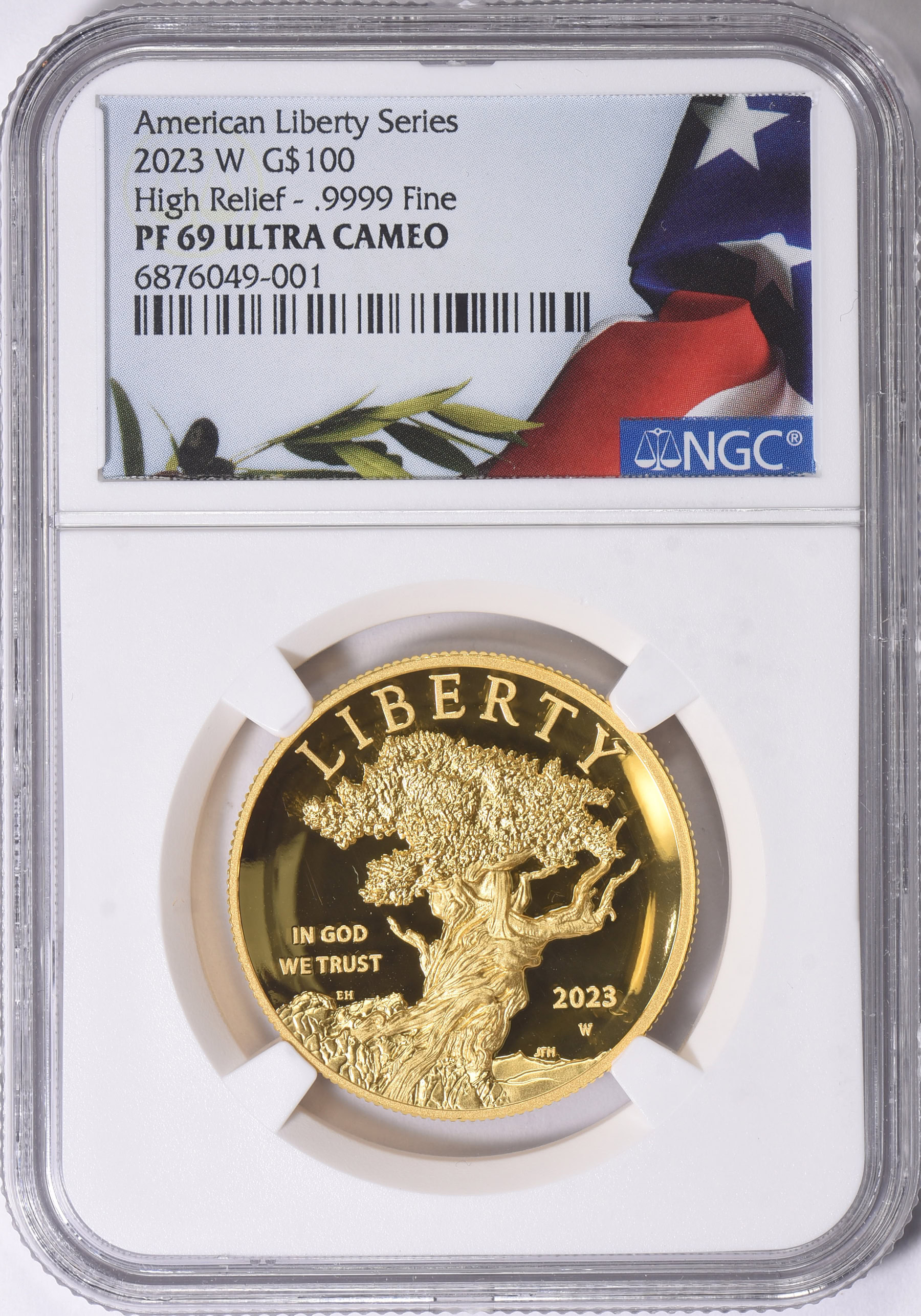 2023-W Gold $100 American Liberty High Relief NGC Proof-69 UC | NGC ...