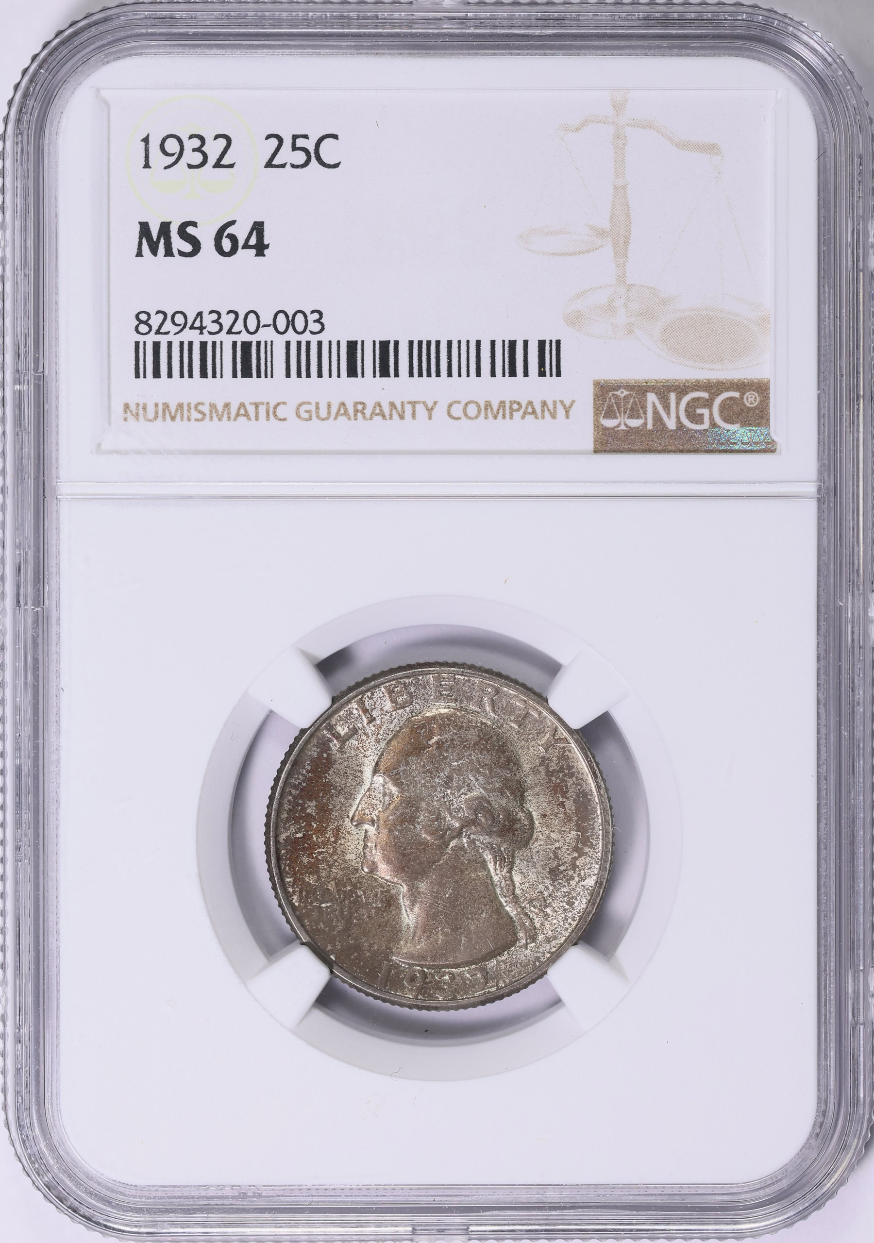 1932 Washington Quarter NGC MS-64 (Item 1777185) | GreatCollections Coin Auctions