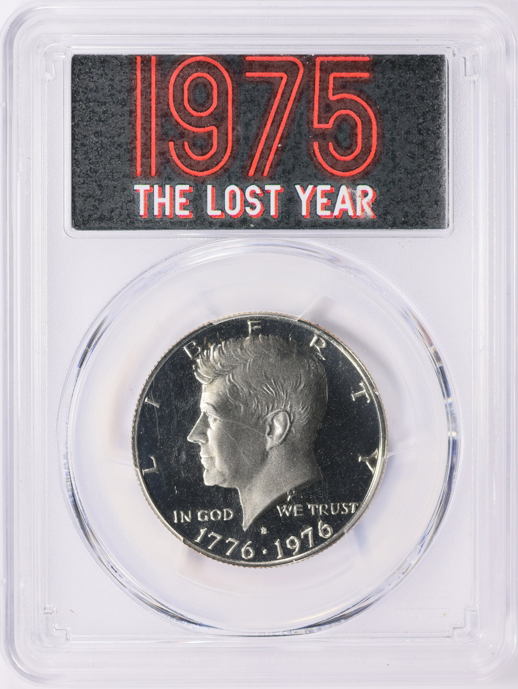 1976-S (1975) Kennedy Half Dollar Clad (From the 1975 Proof Set) PCGS ...