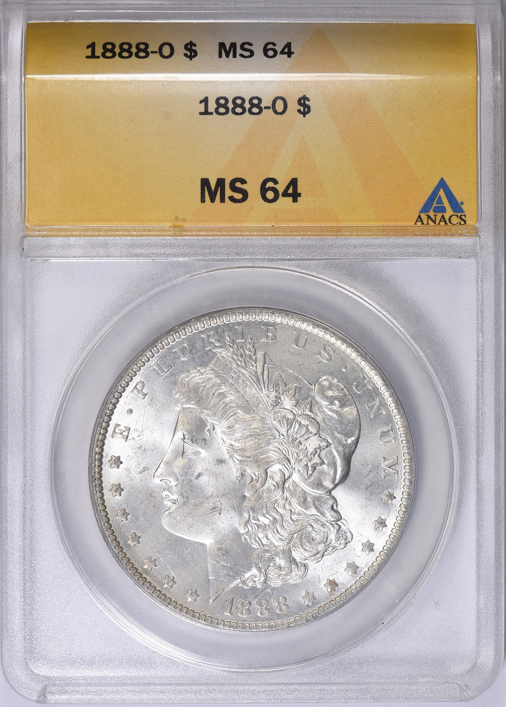 1888-O Morgan Silver Dollar ANACS MS-64 (Item 1777512) | GreatCollections Coin Auctions