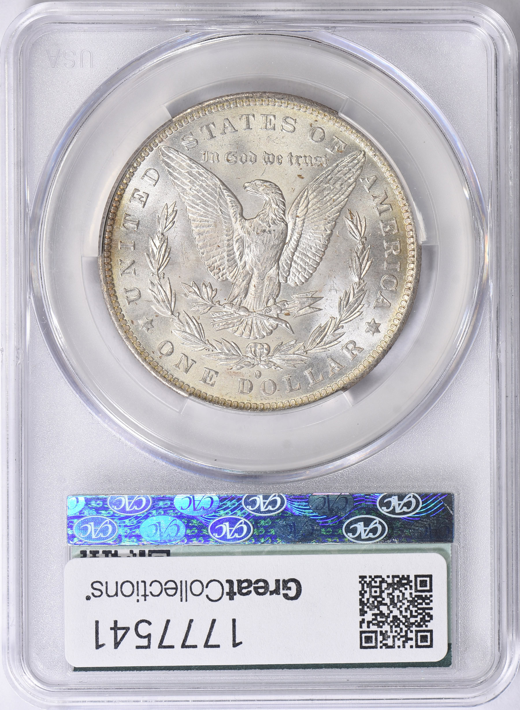 1884-O Morgan Silver Dollar CACG MS-64 (Item 1777541) | GreatCollections Coin Auctions