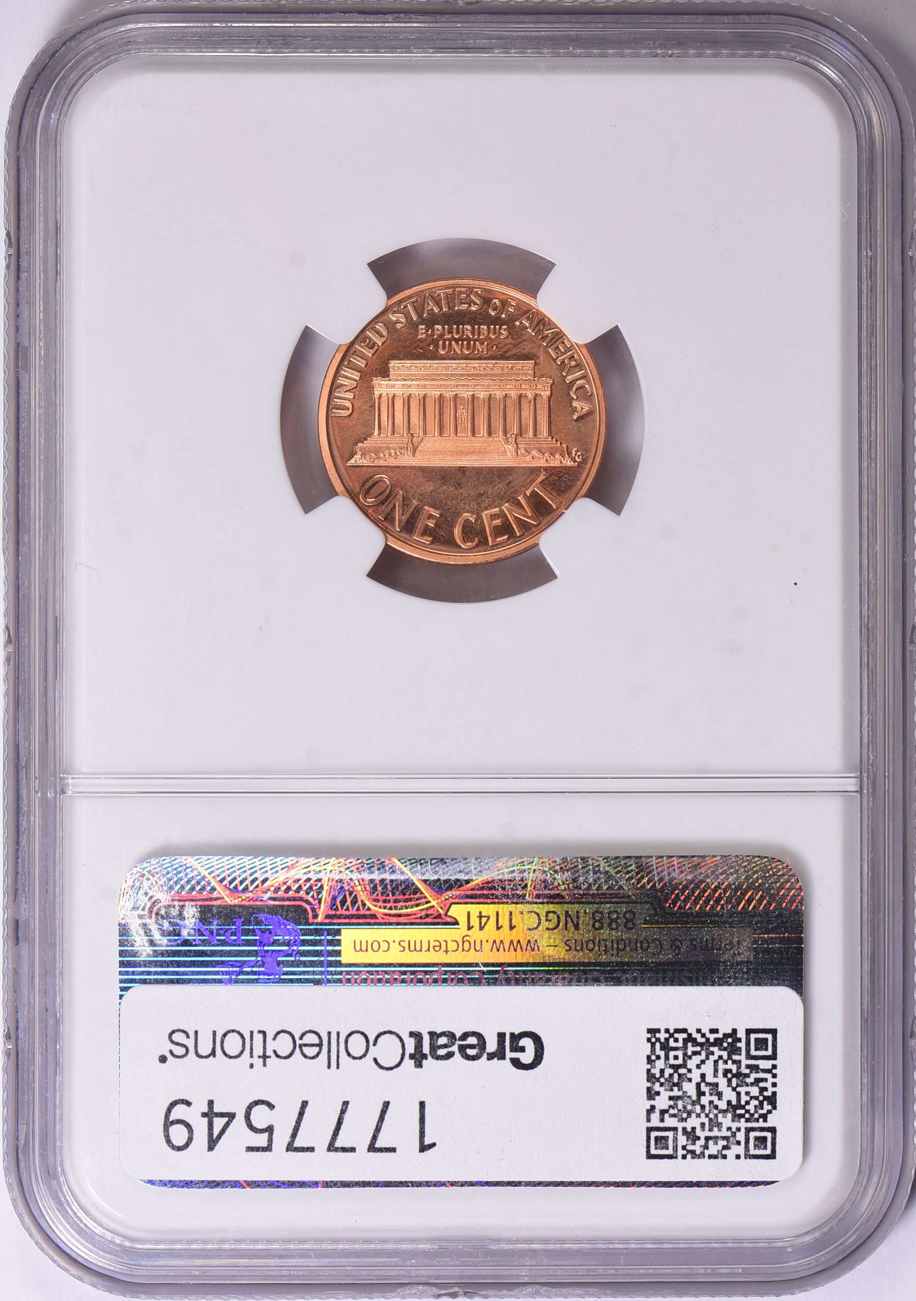 1999-S Lincoln Cent Close AM NGC Proof-66 UC (Item 1777549 ...
