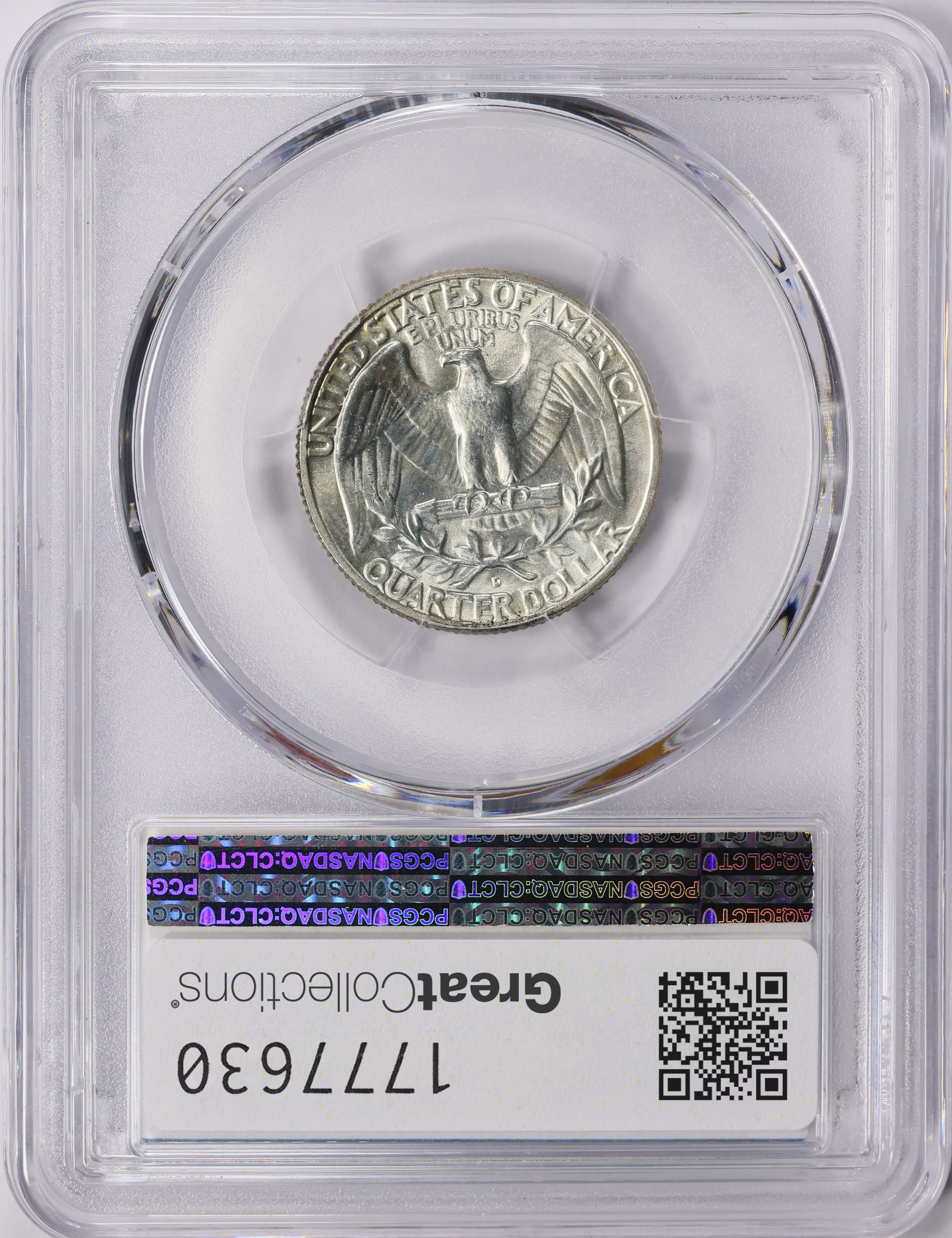 1963-D Washington Quarter PCGS MS-65 (Item 1777630) | GreatCollections Coin Auctions