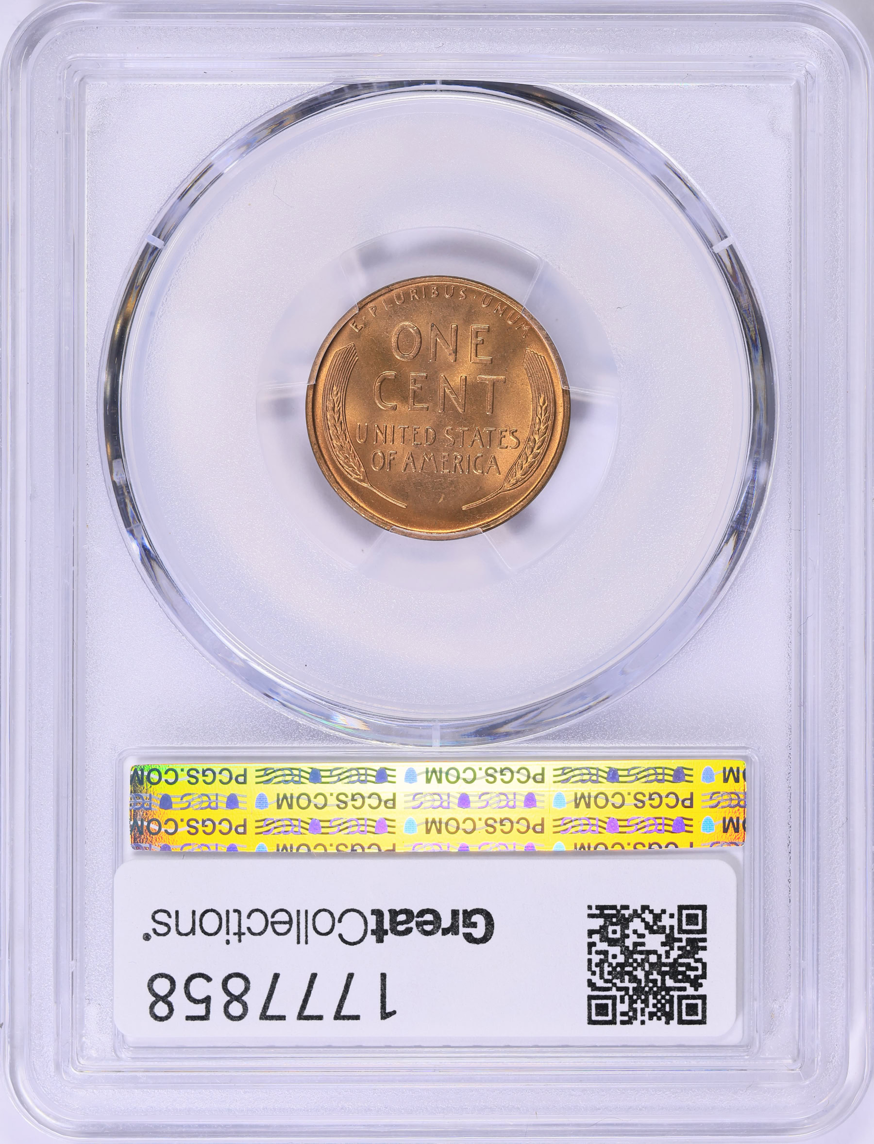 1941-S Lincoln Cent PCGS MS-67 RD (Item 1777858) | GreatCollections Coin Auctions