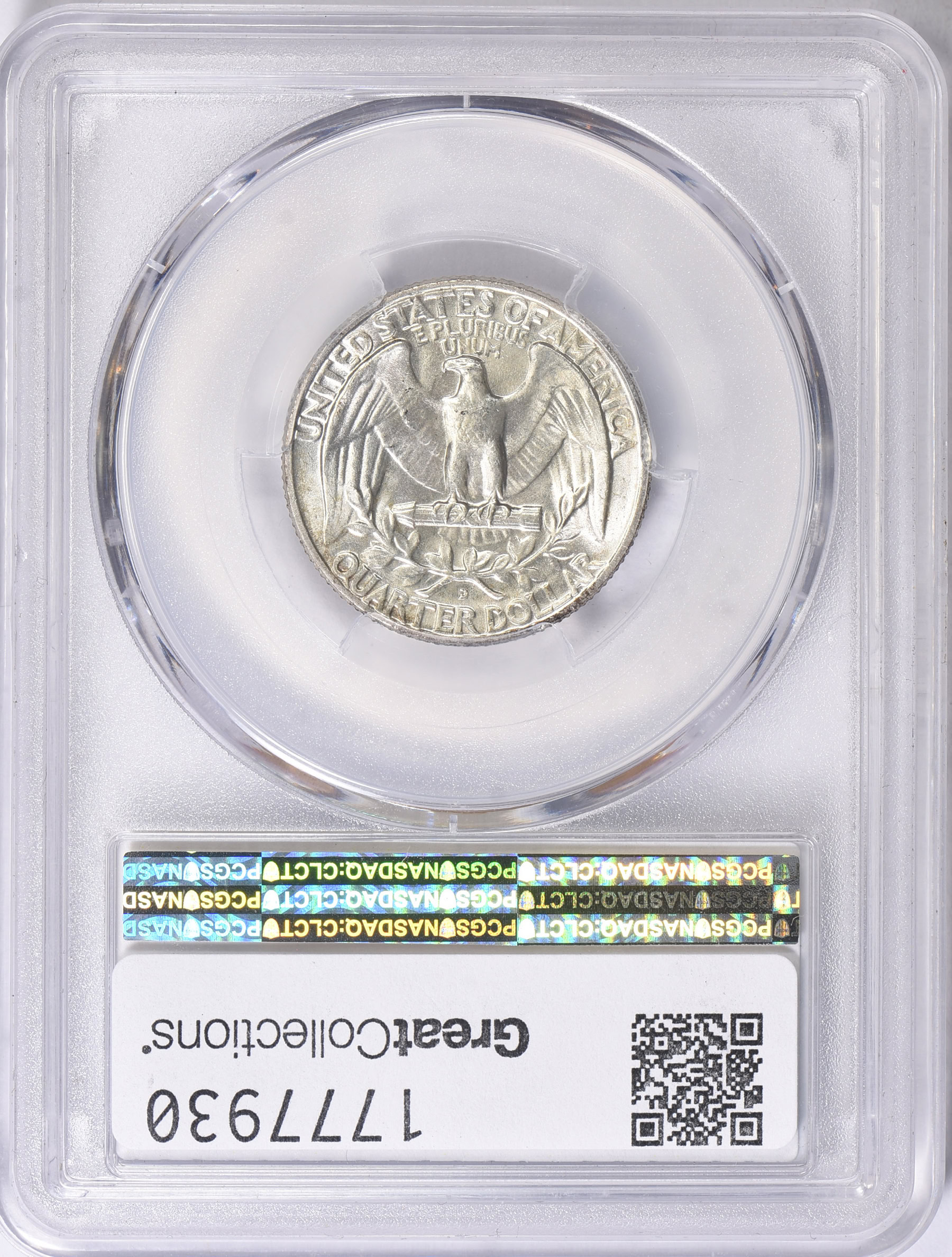 1956-D Washington Quarter PCGS MS-64 (Item 1777930) | GreatCollections Coin Auctions