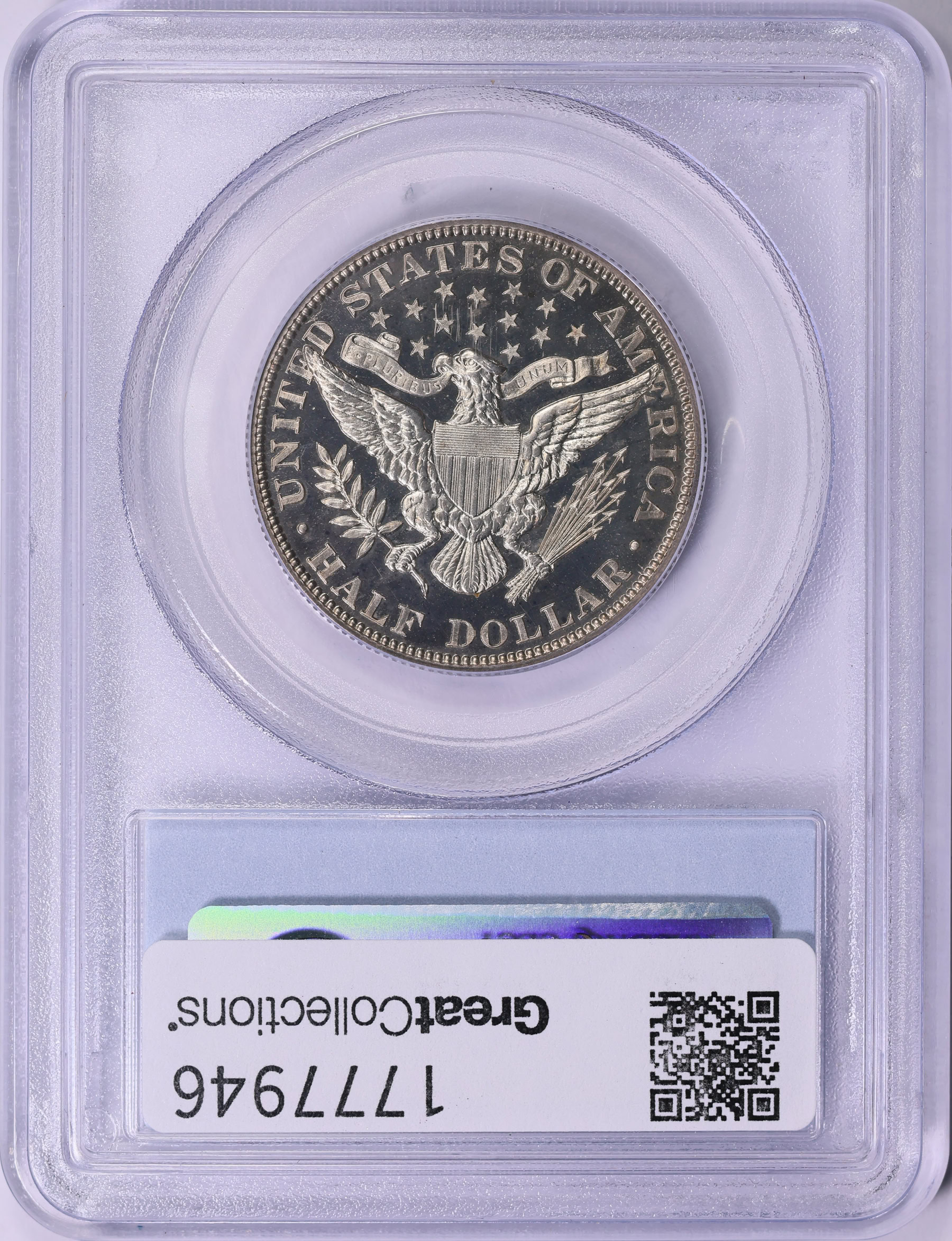 1906 Barber Half Dollar PCGS Proof-65 (Item 1777946) | GreatCollections Coin Auctions