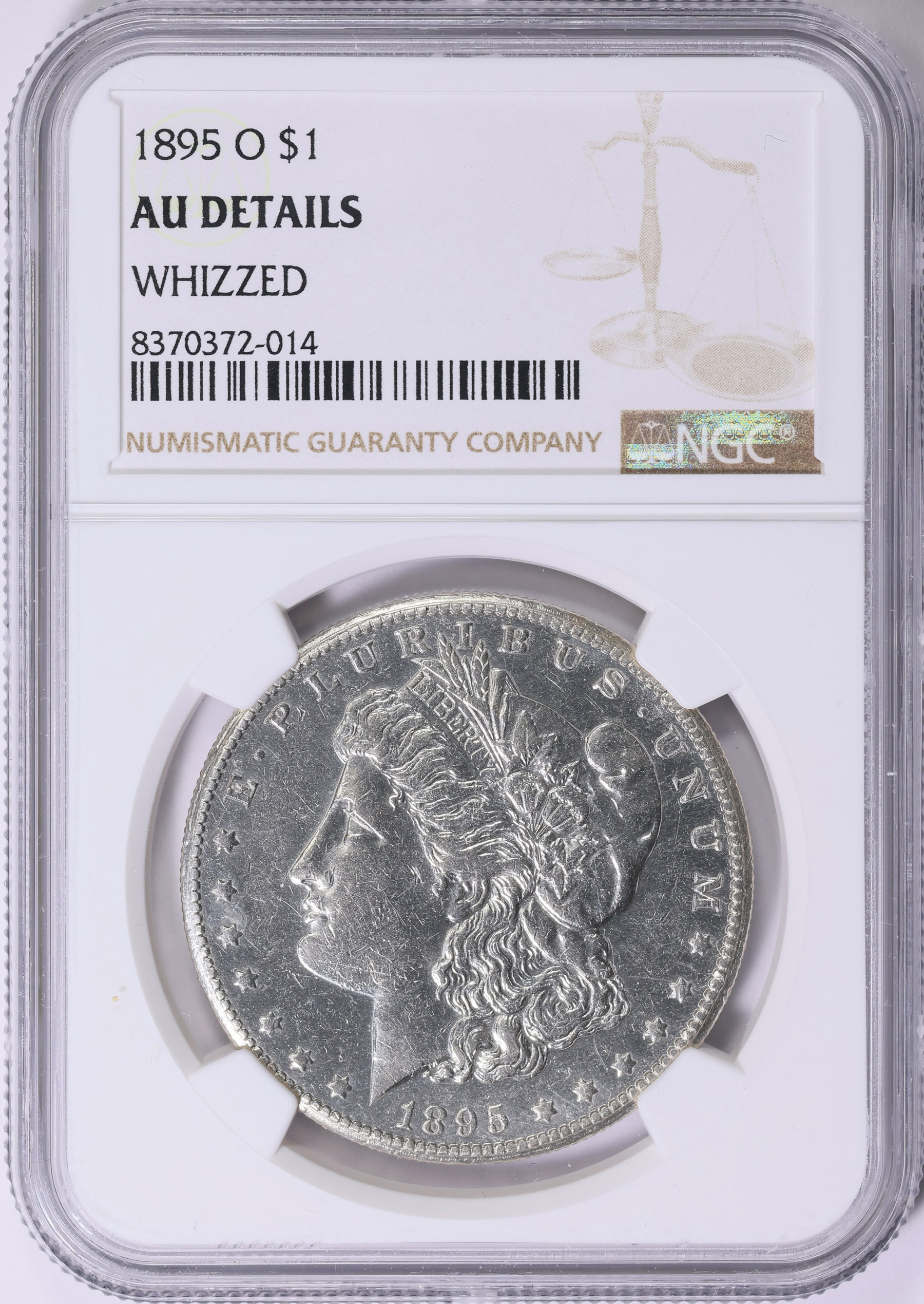 1895-O Morgan Silver Dollar NGC AU Details (Item 1778041) | GreatCollections Coin Auctions