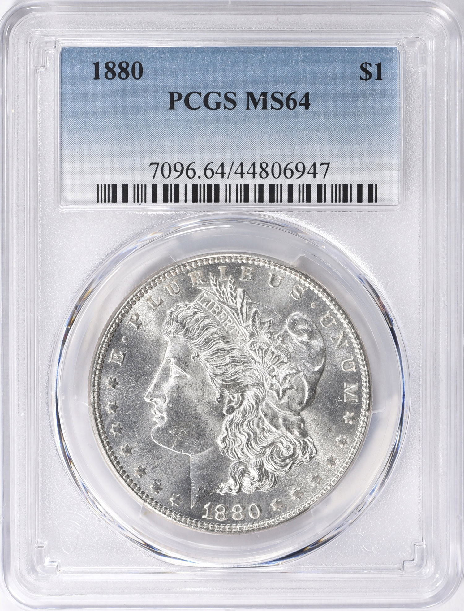 1880 Morgan Silver Dollar PCGS MS-64 (Item 1778202) | GreatCollections Coin Auctions