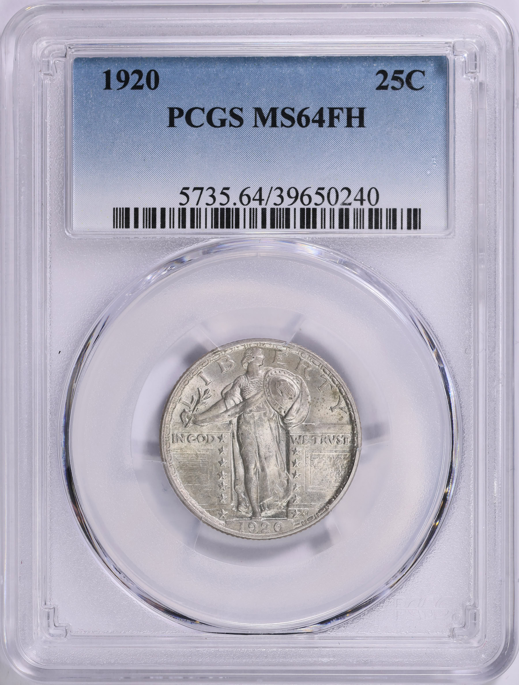 1920 Standing Liberty Quarter PCGS MS-64 FH (Item 1778231 ...