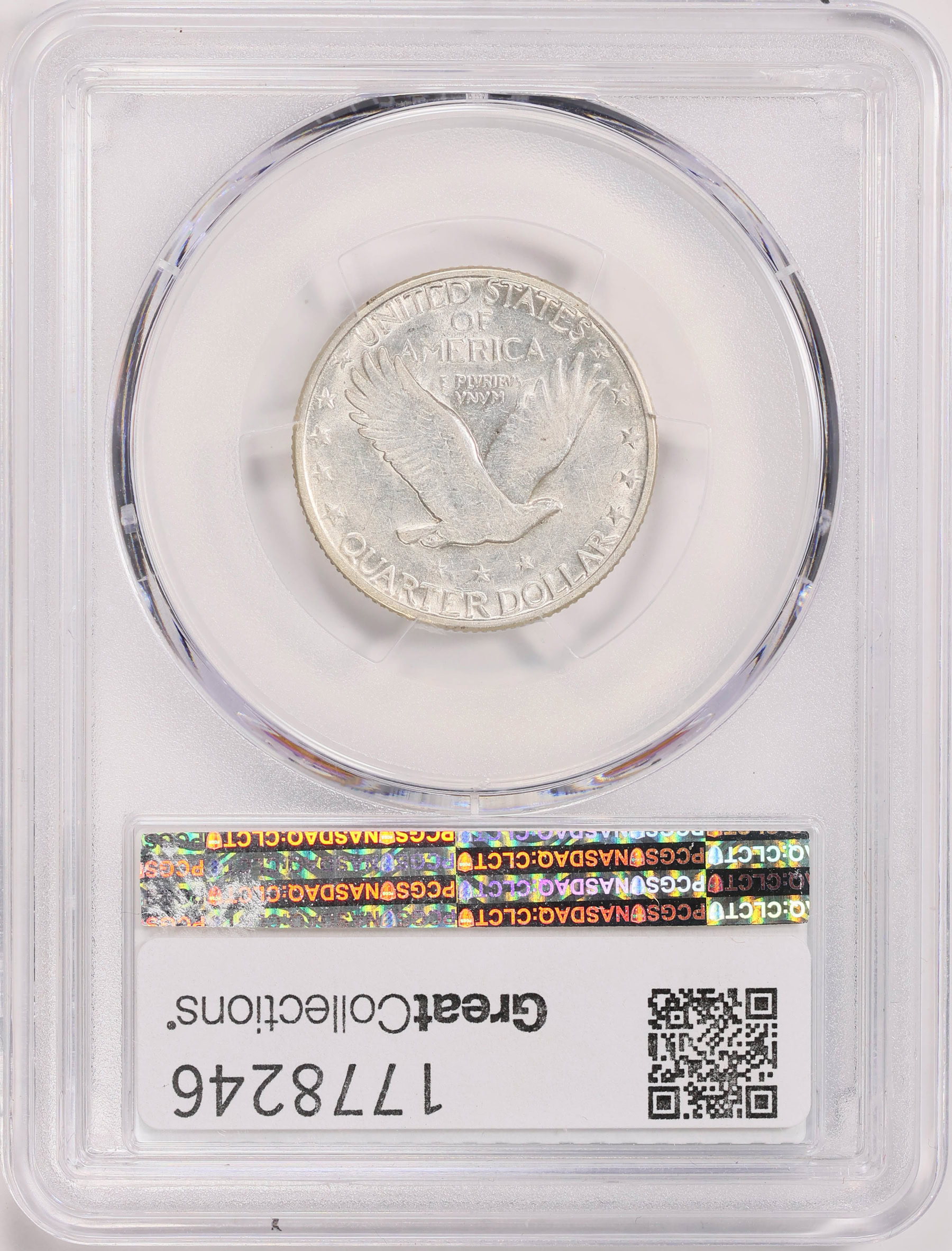 1927-S Standing Liberty Quarter PCGS AU-50 (Item 1778246 ...