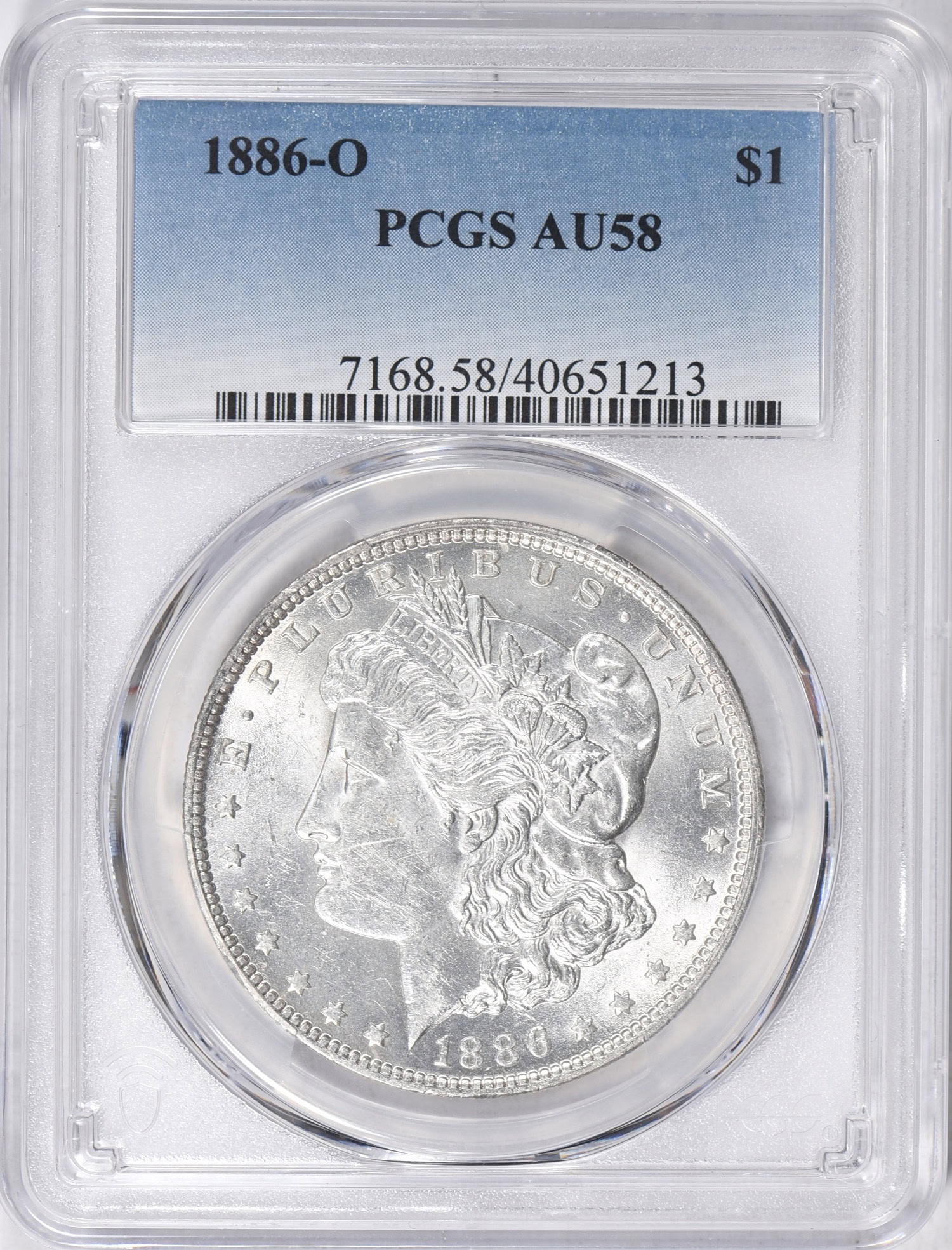 1886-O Morgan Silver Dollar PCGS AU-58 (Item 1778319) | GreatCollections Coin Auctions
