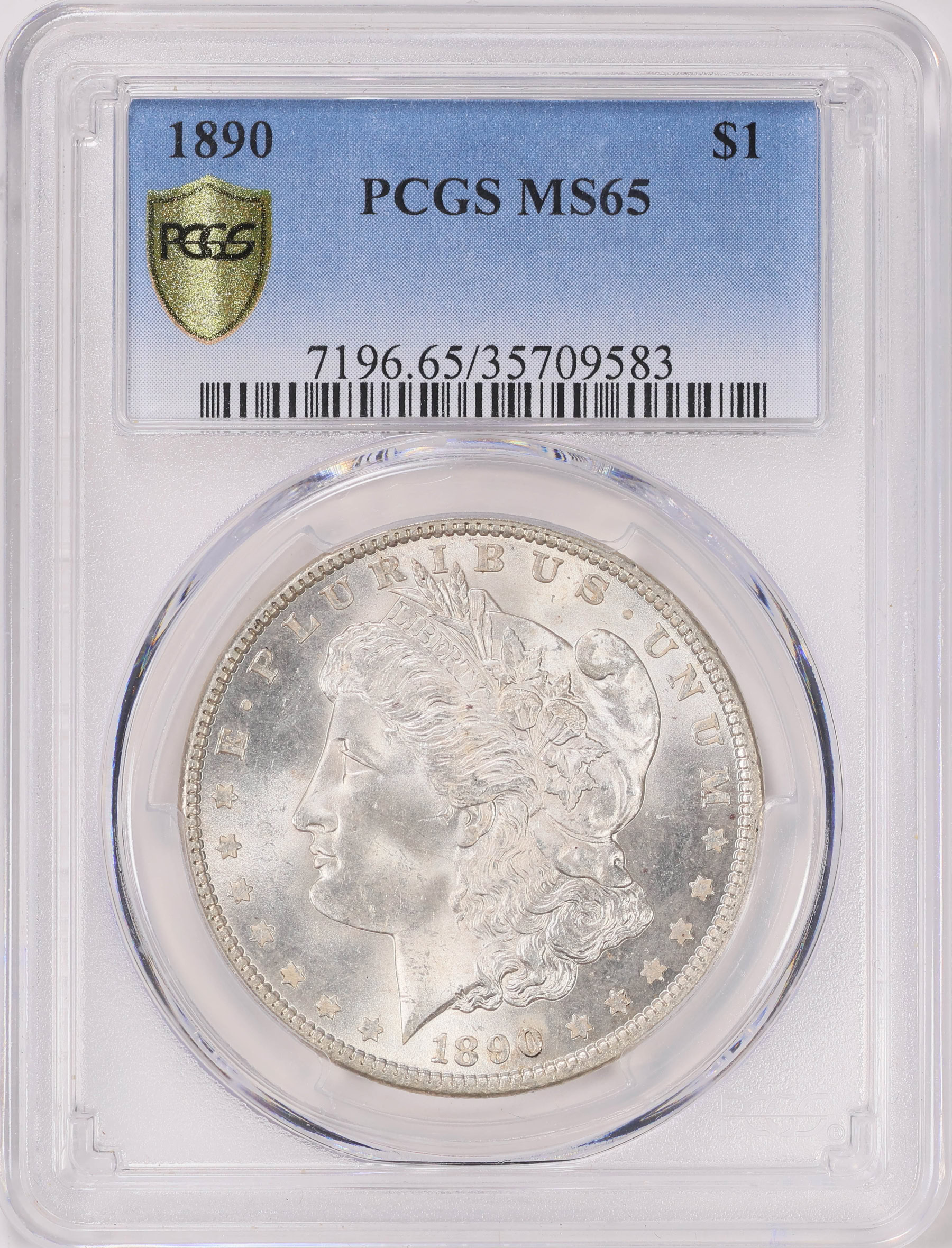 1890 Morgan Silver Dollar PCGS MS-65 (Item 1778330) | GreatCollections Coin Auctions