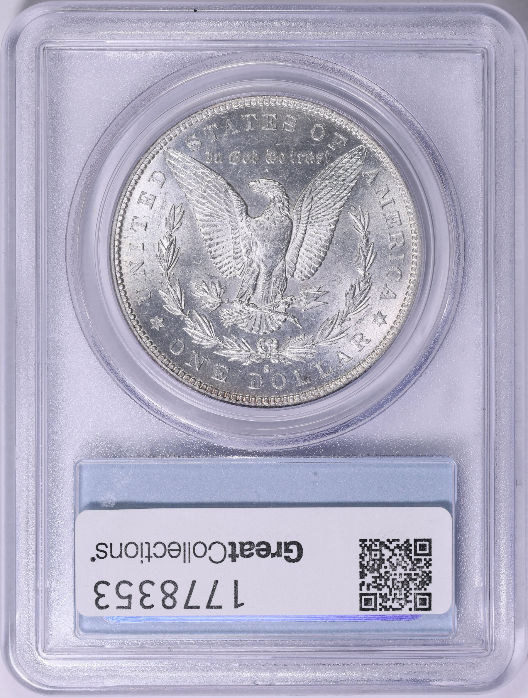 1884-S Morgan Silver Dollar PCGS MS-62 (Item 1778353) | GreatCollections Coin Auctions