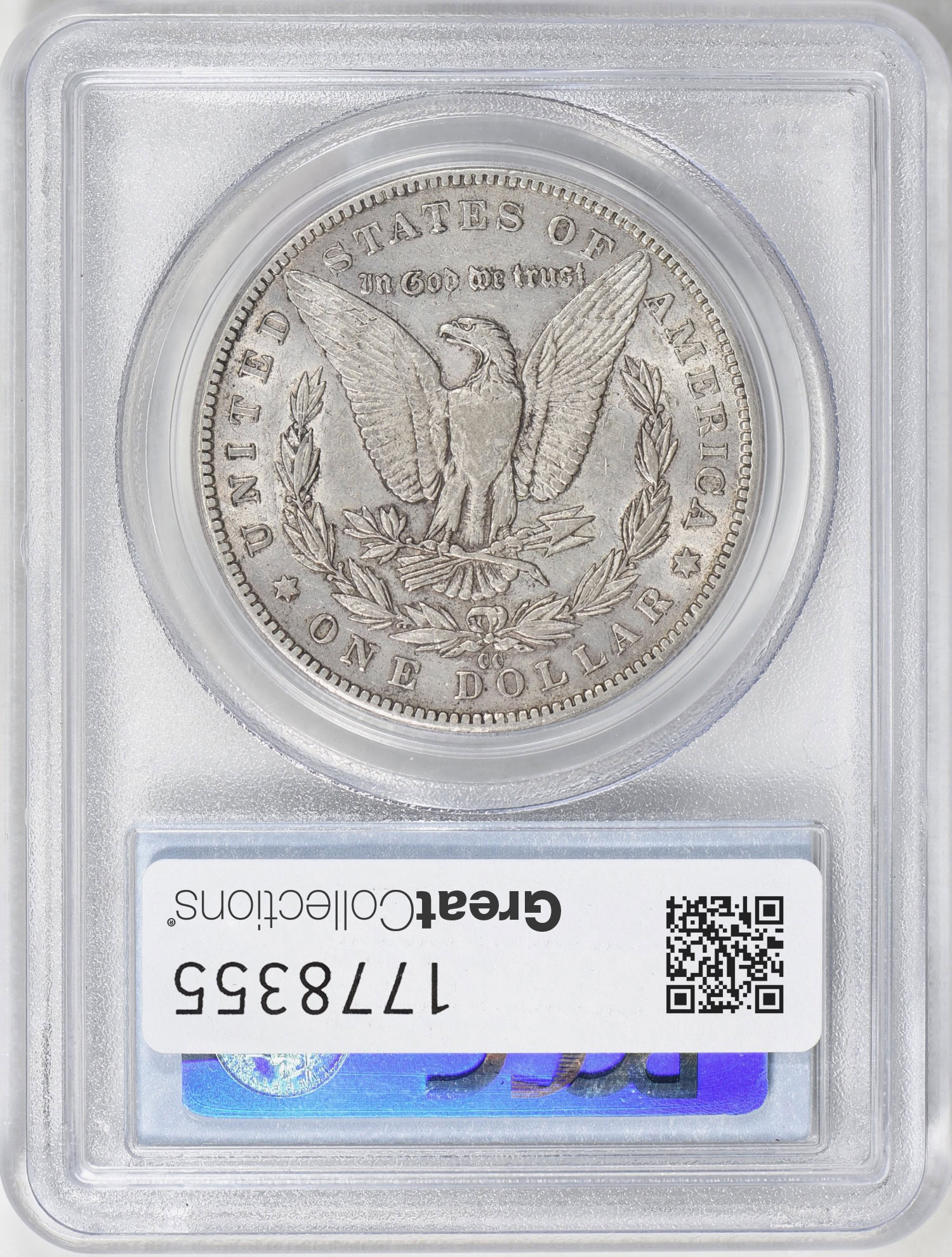 1889-CC Morgan Silver Dollar PCGS AU-55 (Item 1778355) | GreatCollections Coin Auctions