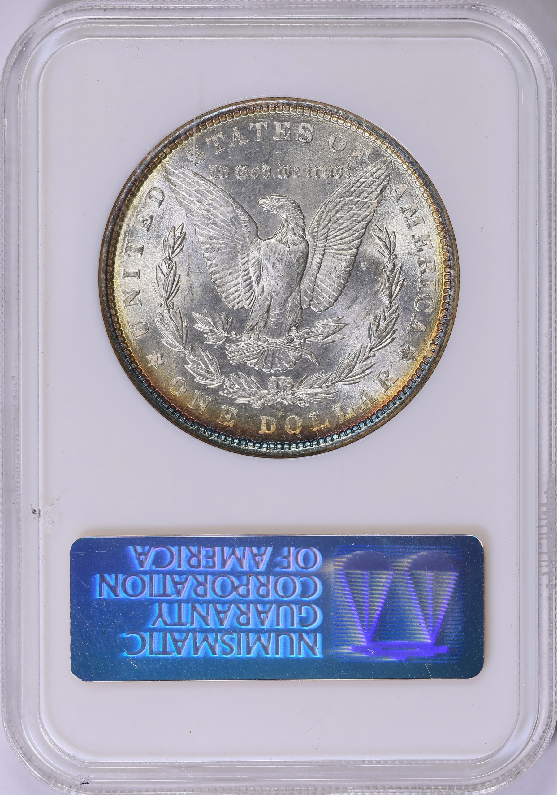 1886 Morgan Silver Dollar NGC MS-65 (CAC Gold) (Toned) OH (Item 1778401) | GreatCollections Coin ...