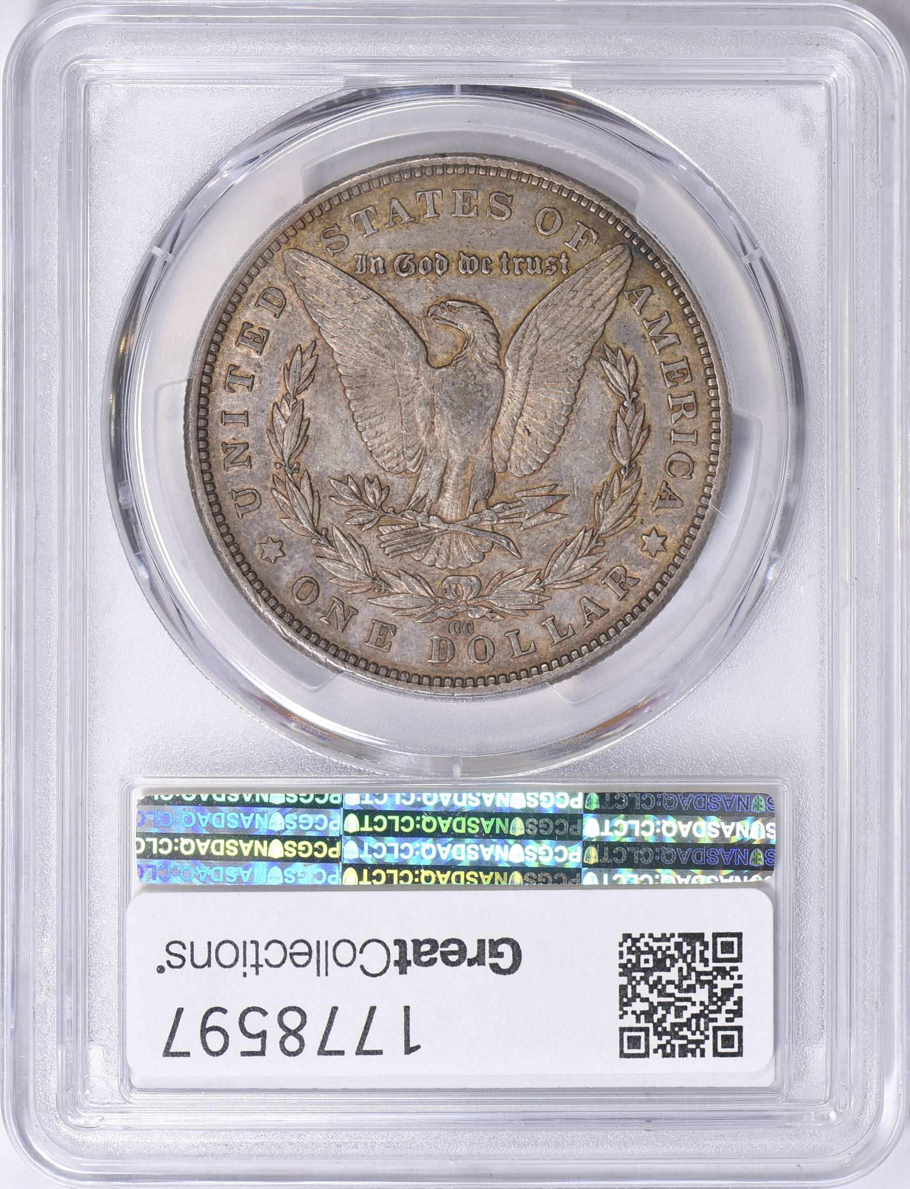 1890-CC Morgan Silver Dollar PCGS XF-45 (Item 1778597) | GreatCollections Coin Auctions
