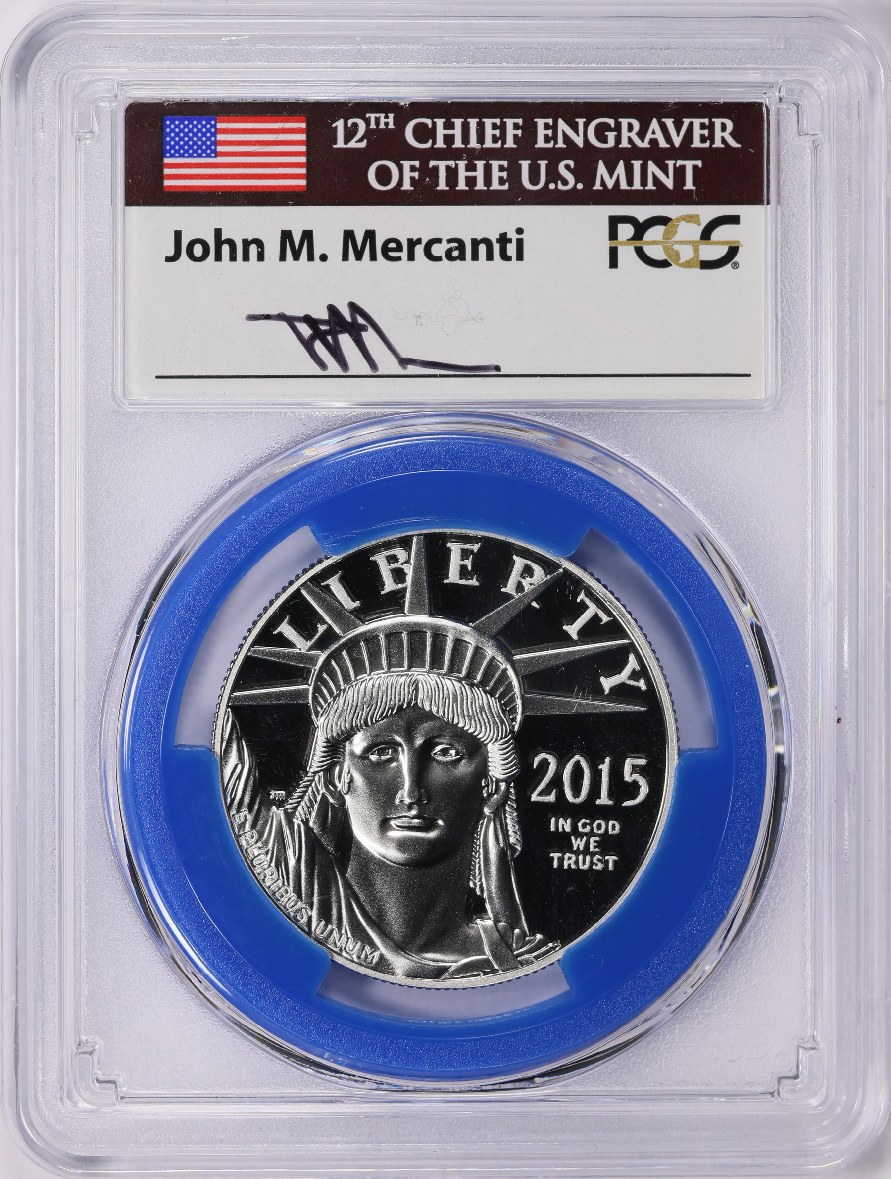 2015-W $100 One-Ounce Platinum American Eagle Statue of Liberty First ...