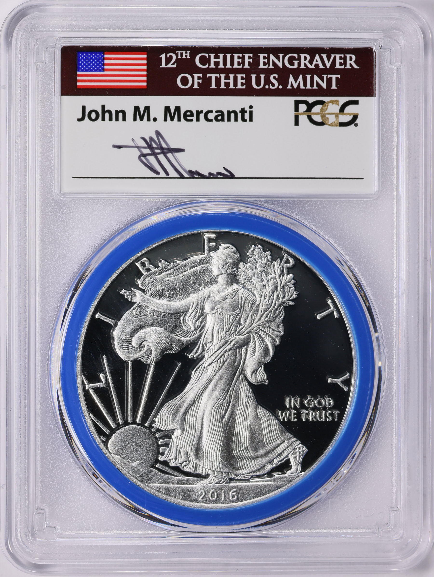 2016-W $1 Silver Eagle 30th Anniversary Lettered Edge From Limited ...