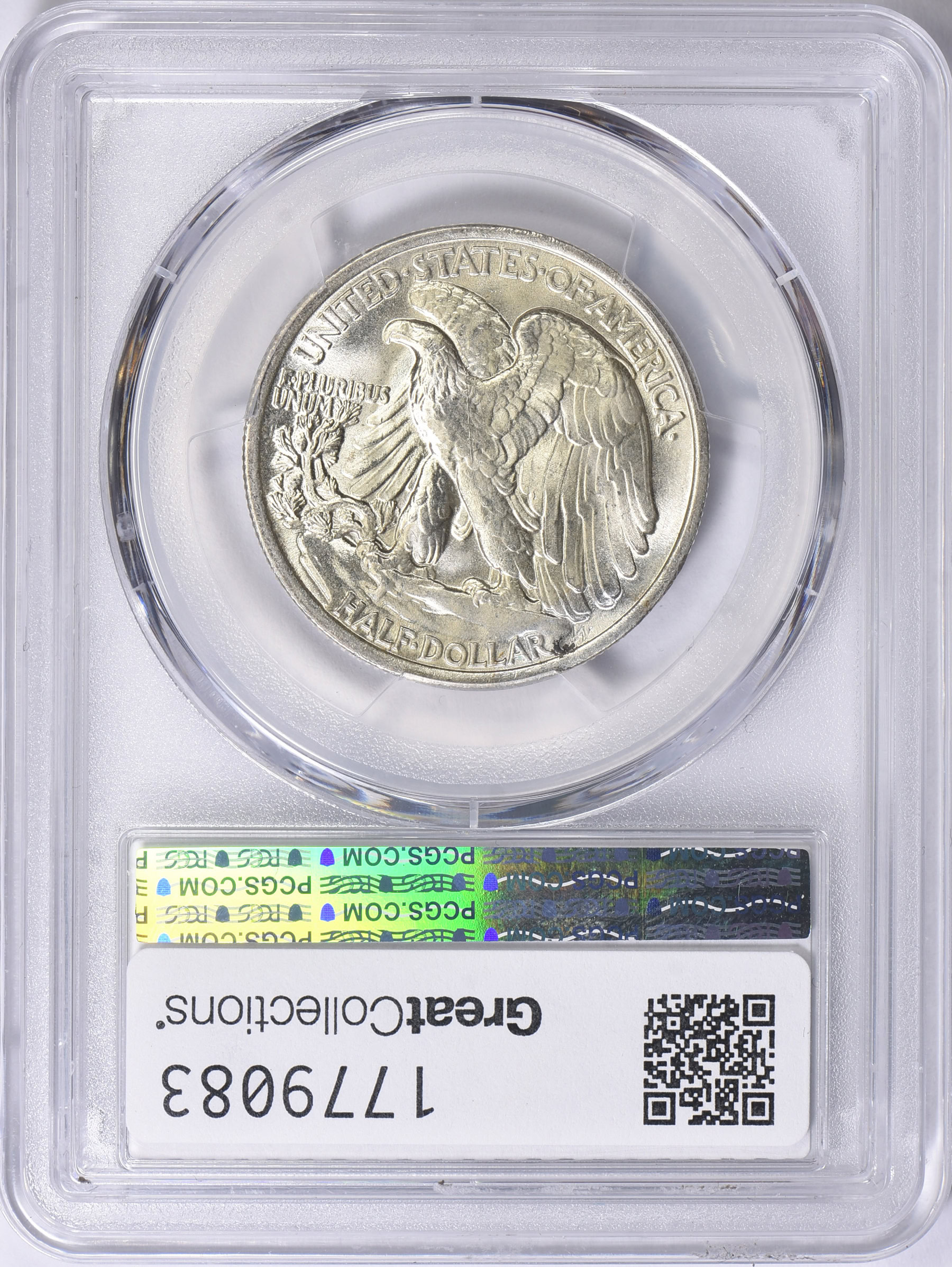 1935 Walking Liberty Half Dollar PCGS MS-66+ (CAC Green) (Item 1779083) | GreatCollections Coin ...