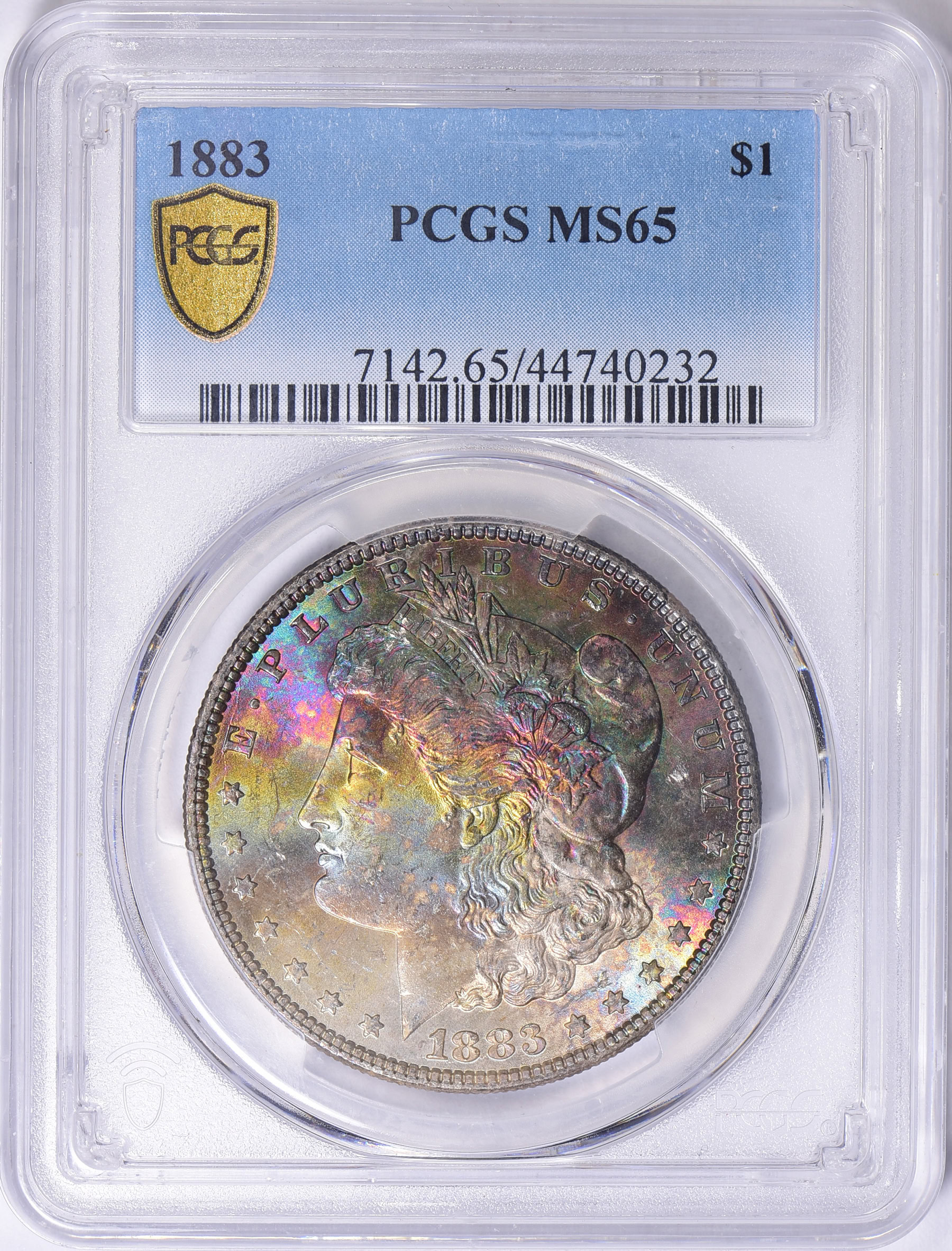 1883 Morgan Silver Dollar PCGS MS-65 (Toned) (Item 1779113 ...