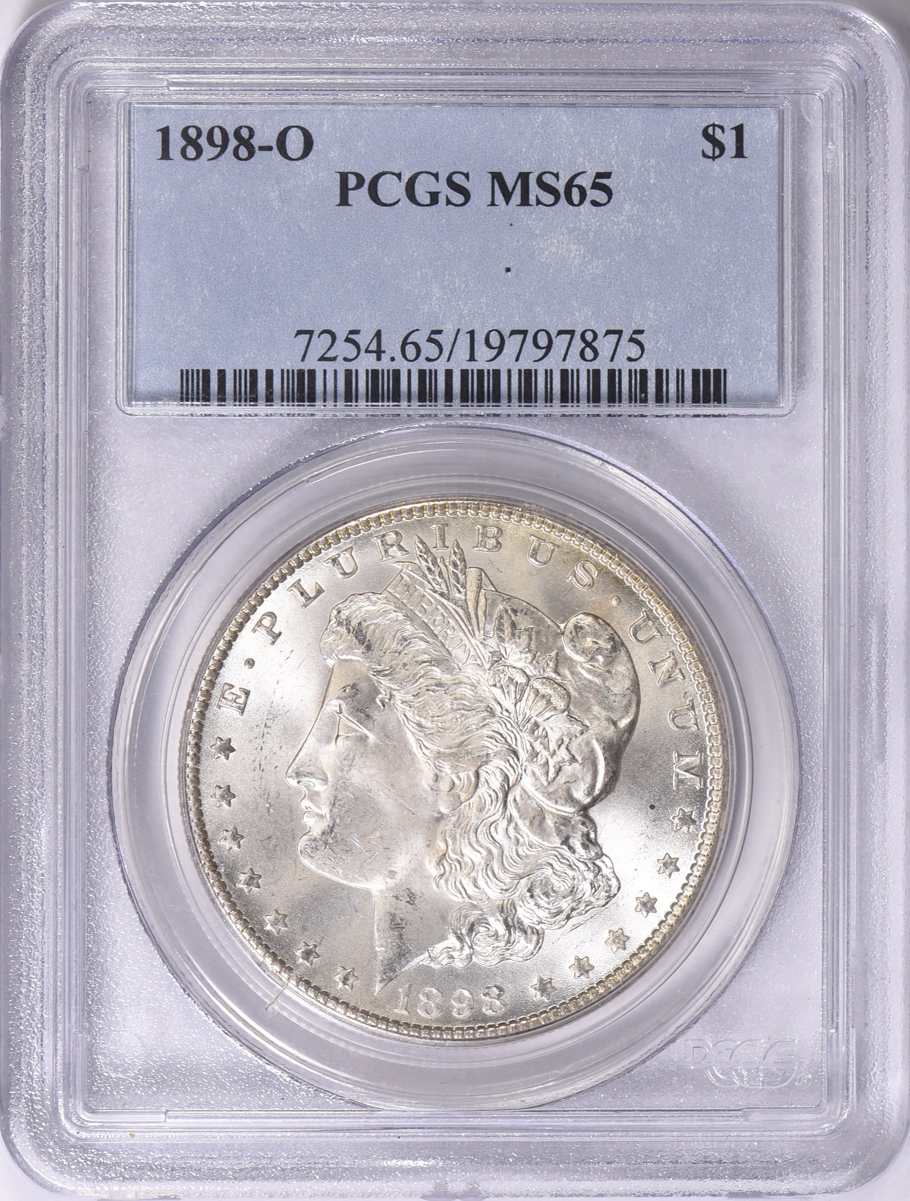 1898-O Morgan Silver Dollar PCGS MS-65 (Item 1779157) | GreatCollections Coin Auctions