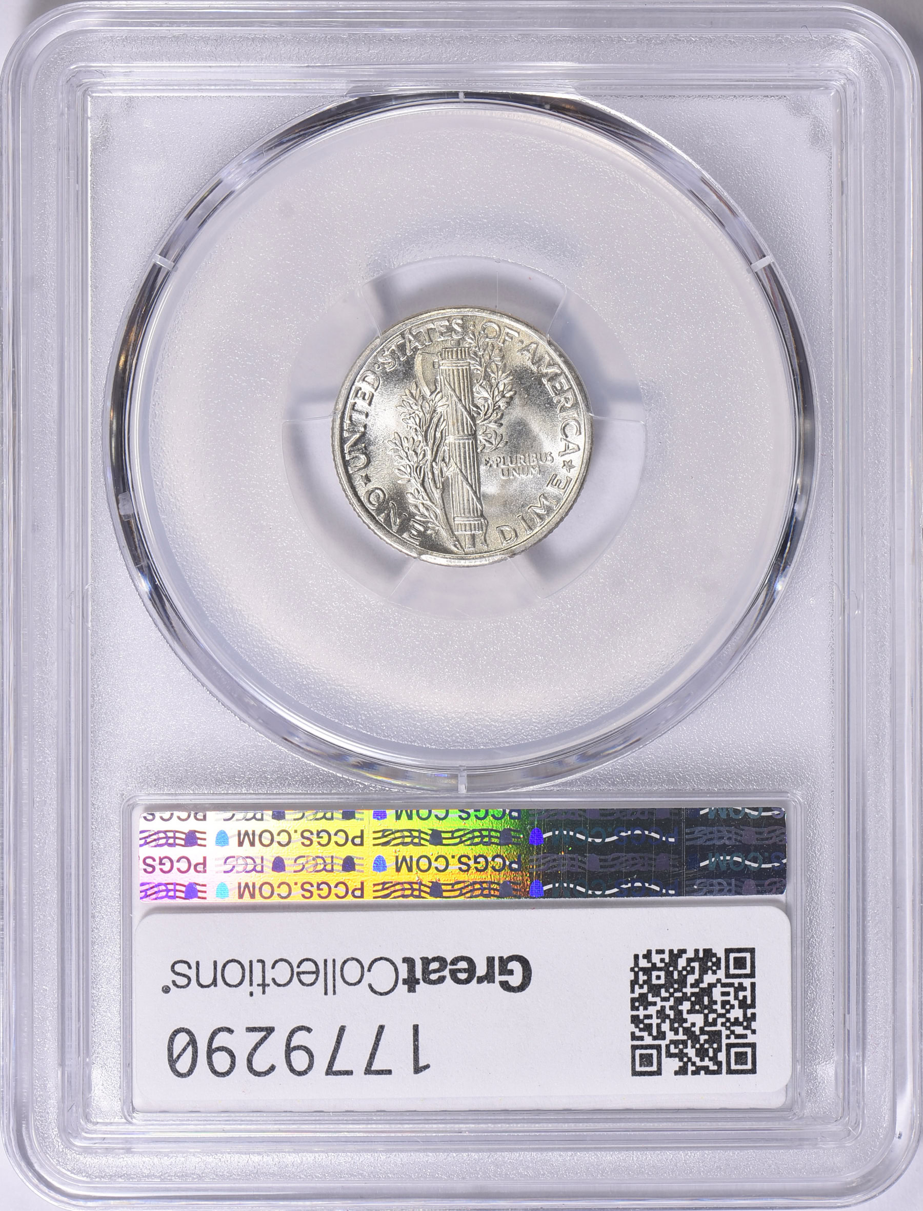 1935 Mercury Dime PCGS MS-66 FB (Item 1779290) | GreatCollections Coin Auctions
