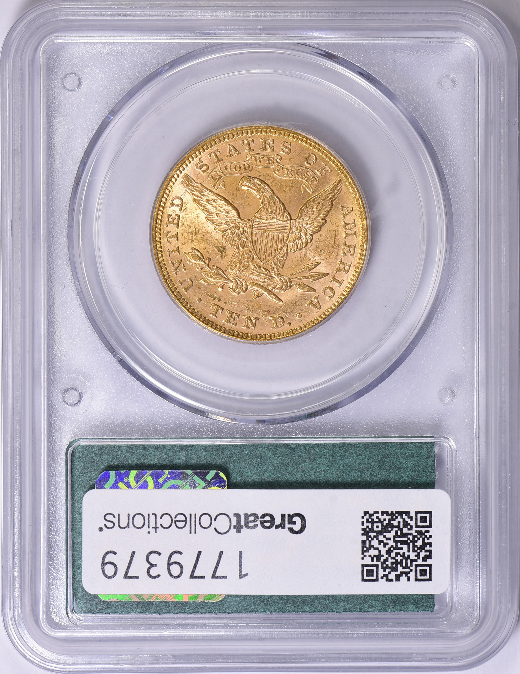 1894 Liberty Gold Eagle PCGS MS-60 OGH (Doily) (Item 1779379 ...