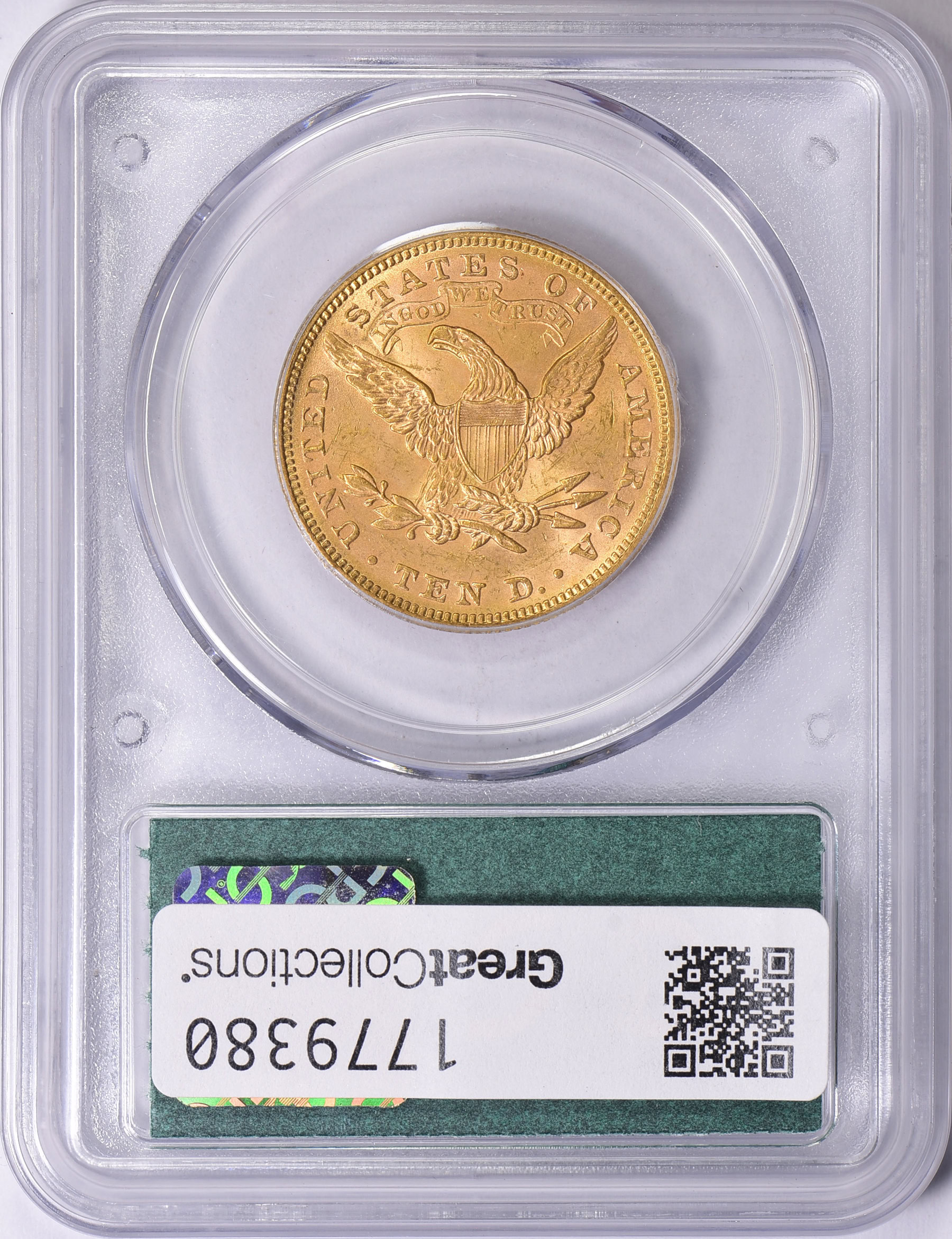1895 Liberty Gold Eagle PCGS MS-60 OGH (Doily) (Item 1779380 ...