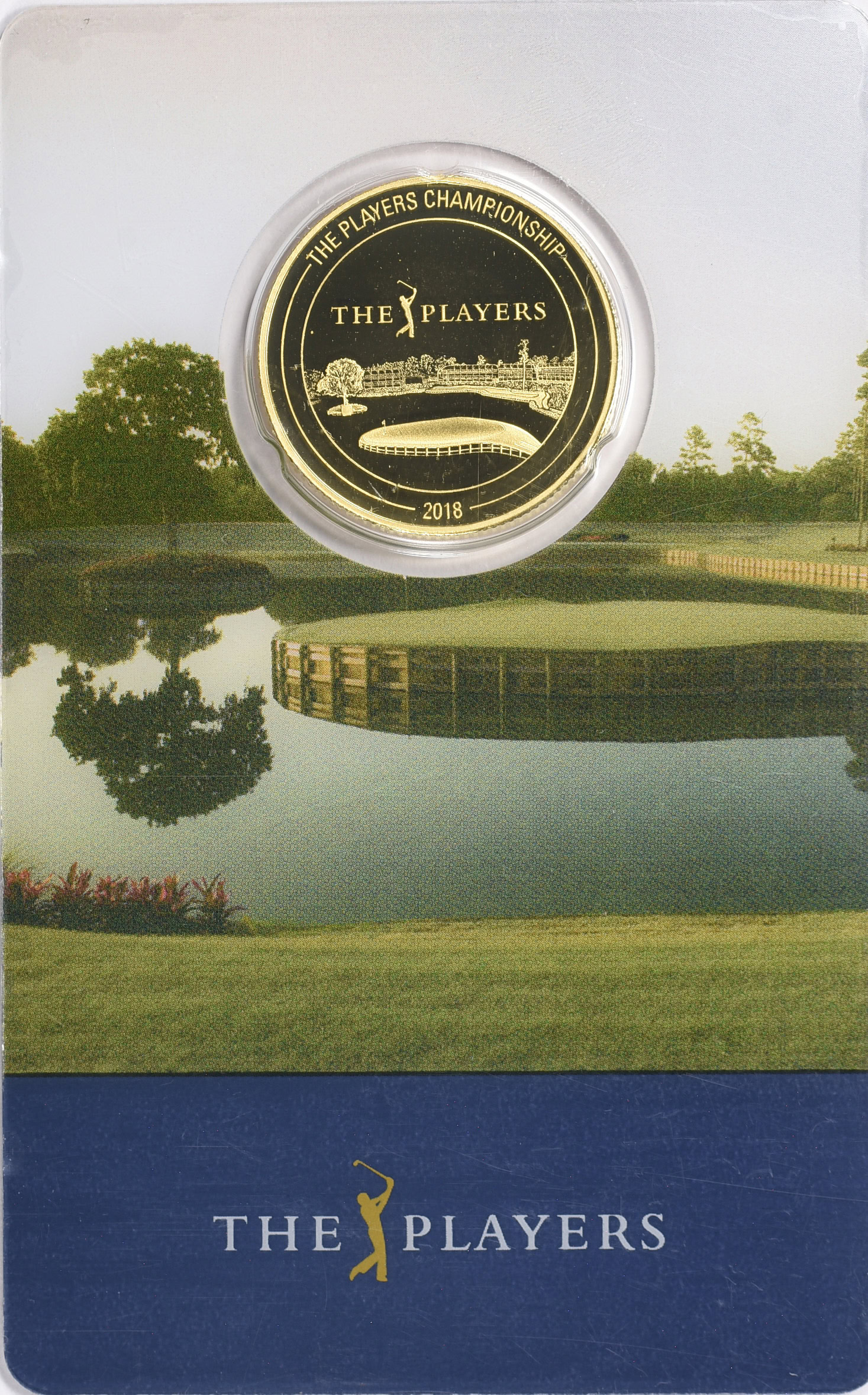 Solomon Islands 2018 Gold $25 The Players Championship PGA Golf ...