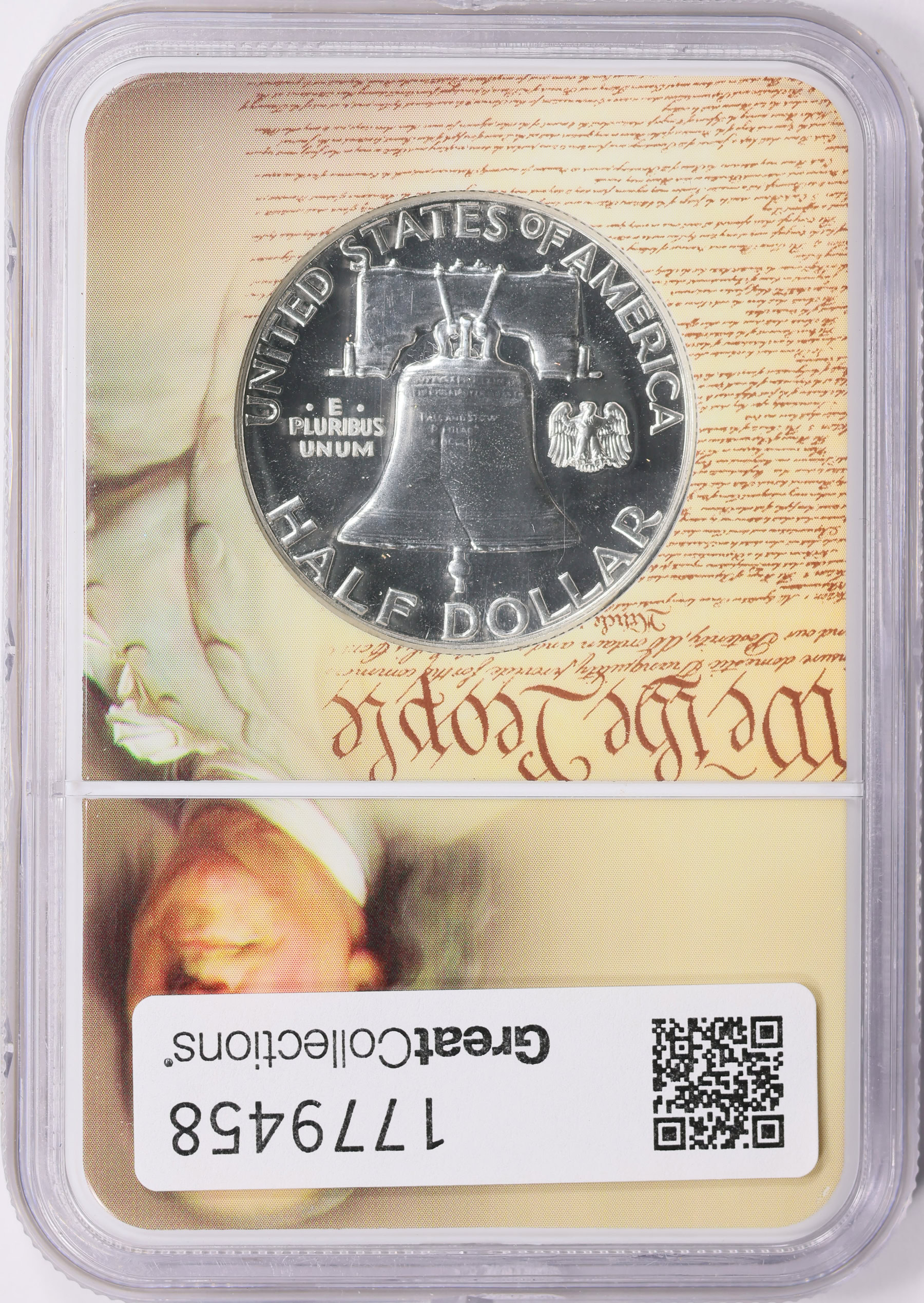 1957 Franklin Half Dollar NGC Proof-69 (Rick Tomaska Signed Label) (We ...